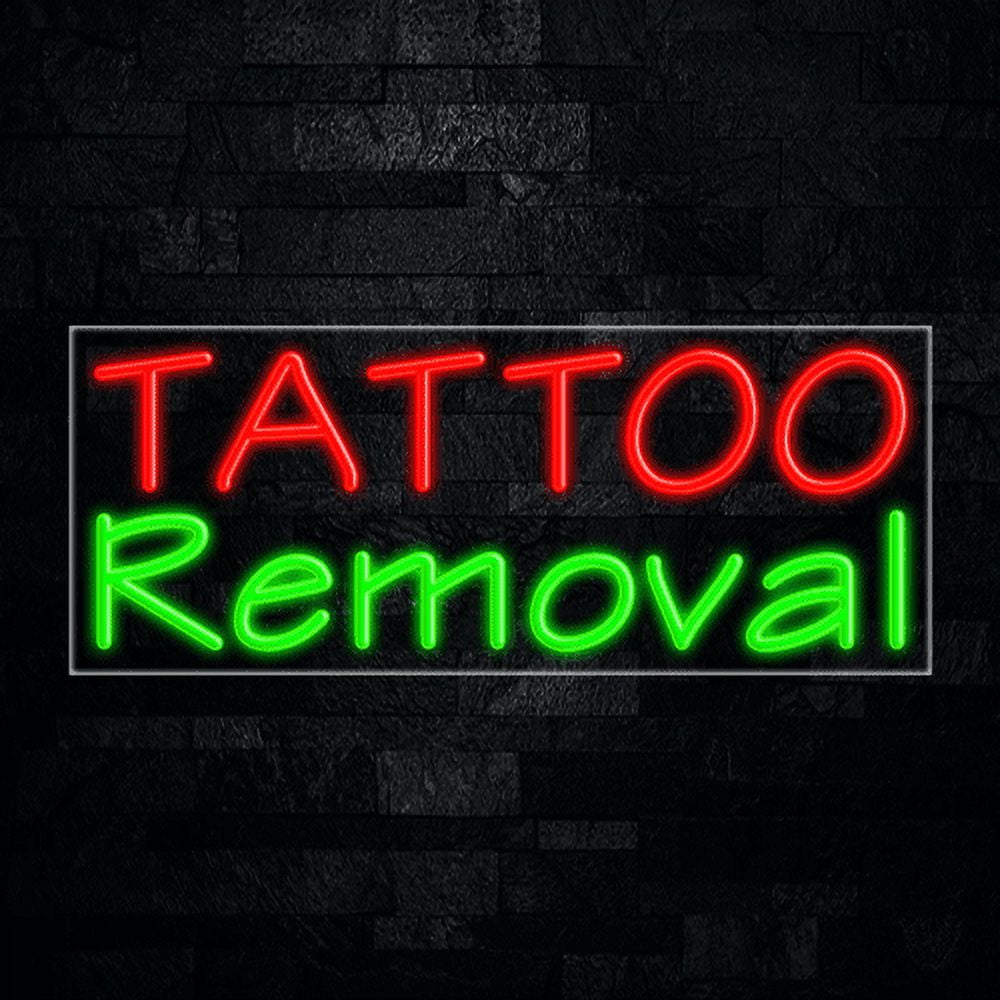 Tattoo Removal LED Neon Sign 30"L x 12"H #31485 - Walmart.com
