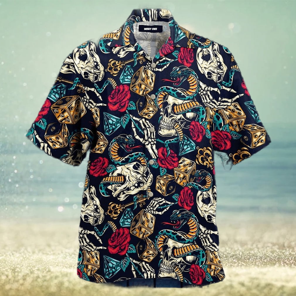 Tattoo Skull And Snake Amazing Aloha Hawaiian Shirts - Walmart.com