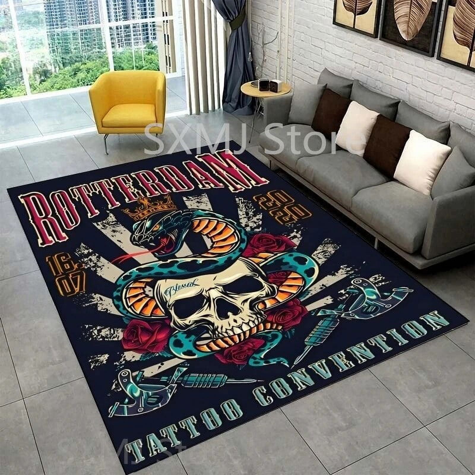 Tattoo Studio Custom Mystic Witchcraft Gossip Print Rug Carpet Mat for ...