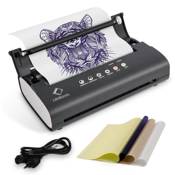 Tattoo Transfer Stencil Machine Thermal Copier Kit Tattoo Printer with ...