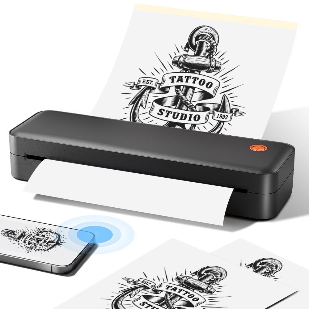 Tattoo Printer,SINGES Tattoo Stencil Printer with 20pcs Transfer Paper ...
