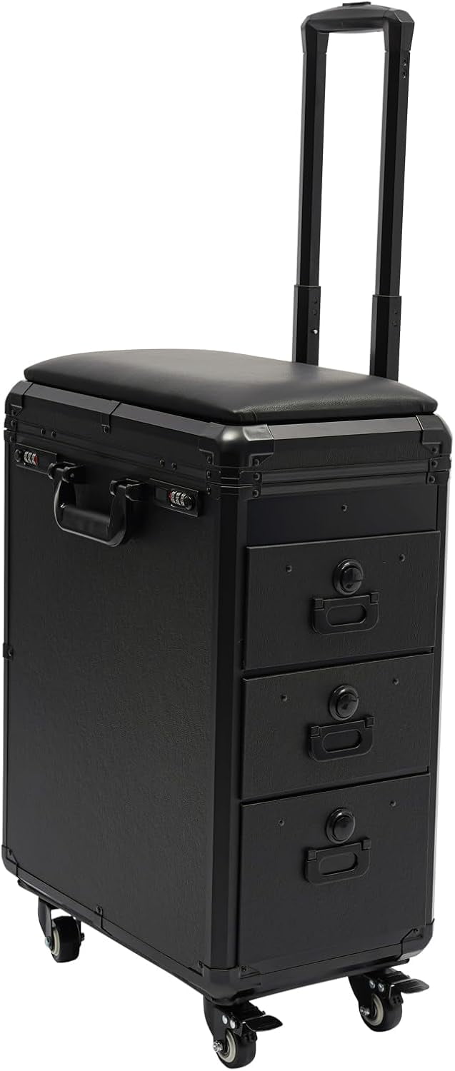 Tattoo Trolley Case, Tattoo Travel Case with Tattoo Armrest, Manganese ...