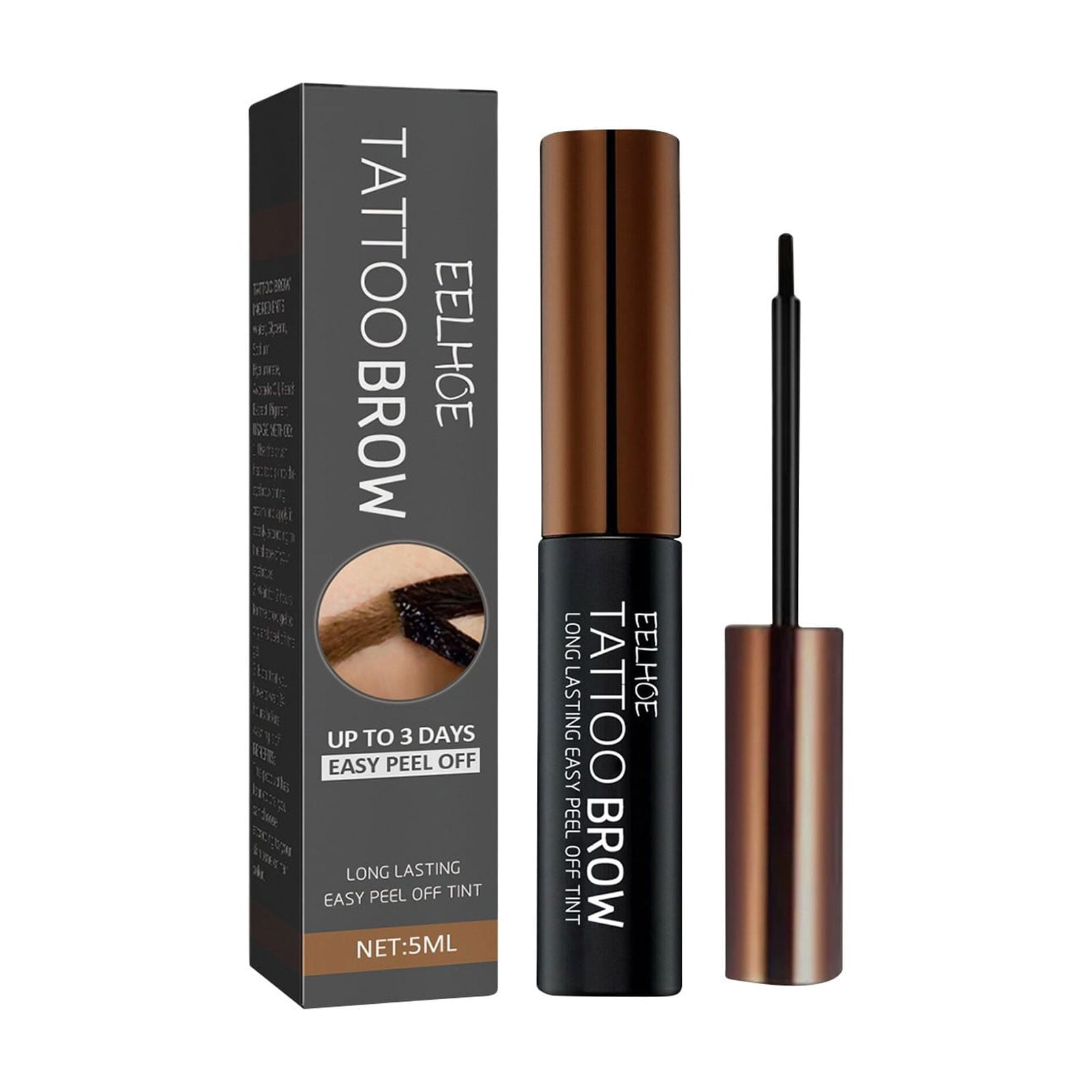 Tattoobrow Skin Peel Off Eyebrow Gel Tint,Semi Permanent Brow Tint,Last ...