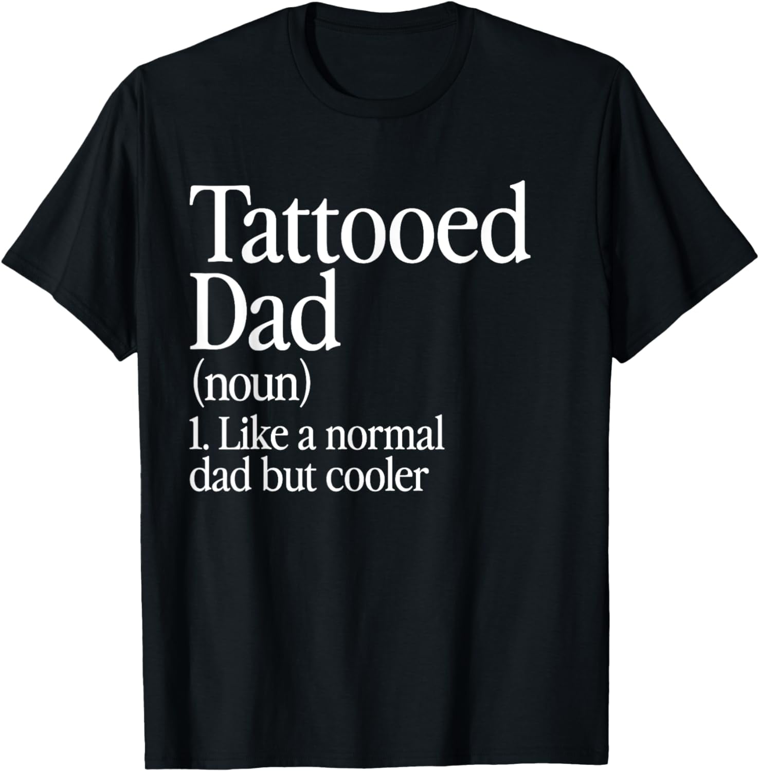 Tattooed Dad Definition Tattoo Artist Retro Aesthetic, Family T-Shirt ...