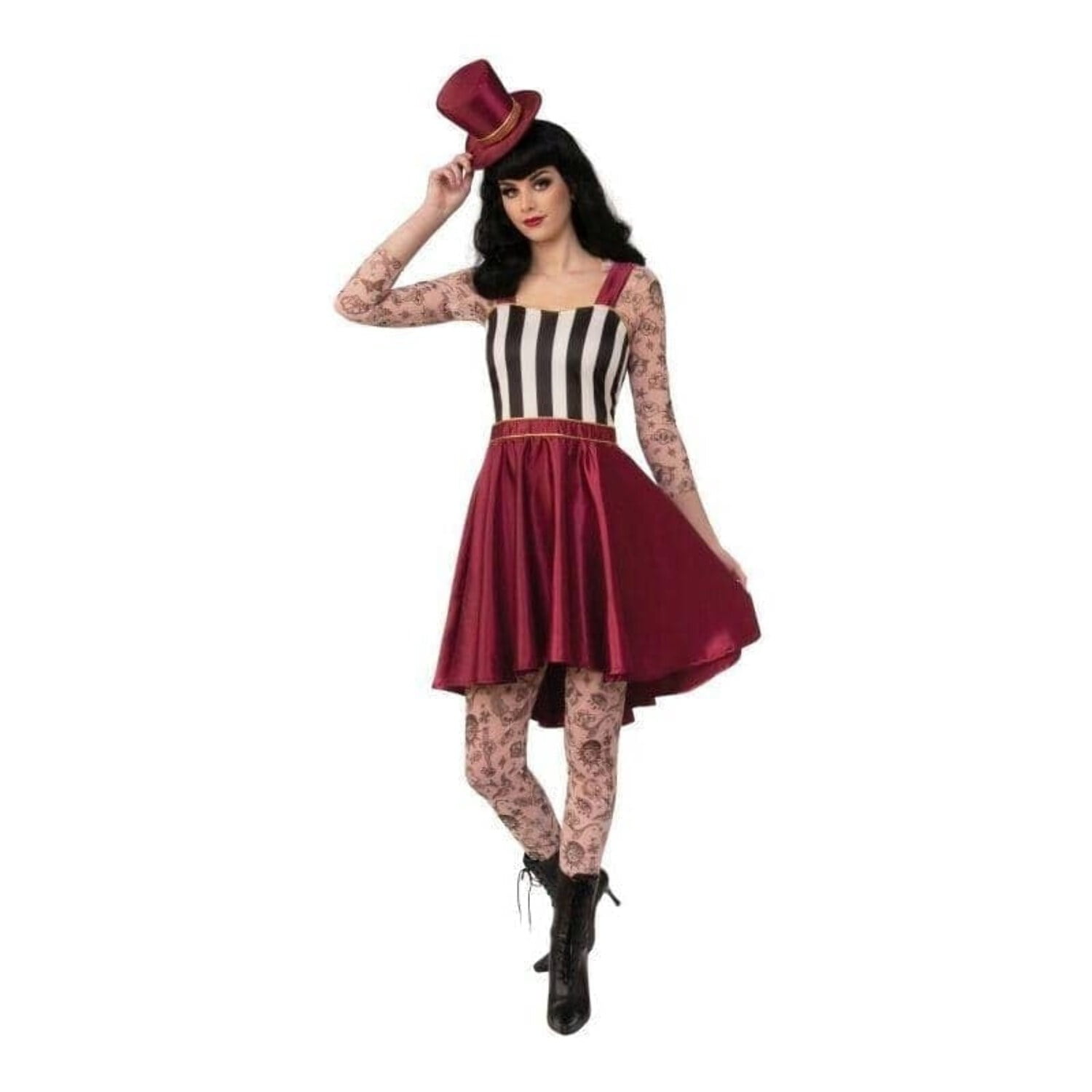 Tattooed Lady Small Adult Costume Party One Size Male Red White Fancy ...