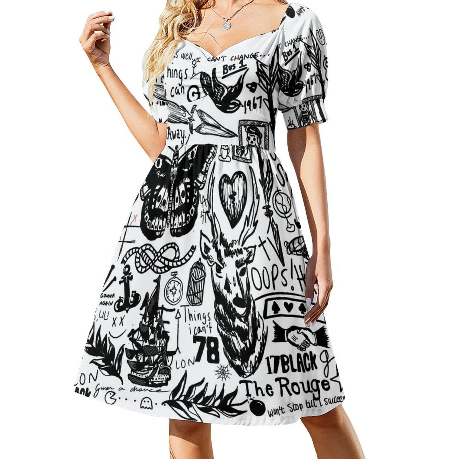 Tattoos Collage Dress luxury evening dresses dresses for special events ...
