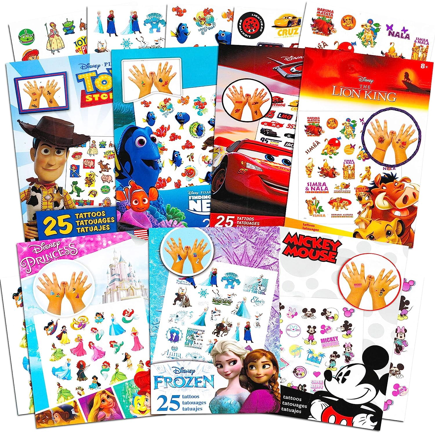 Tattoos Party Favors Mega Assortment ~ Bundle Includes 7 Favorites ...