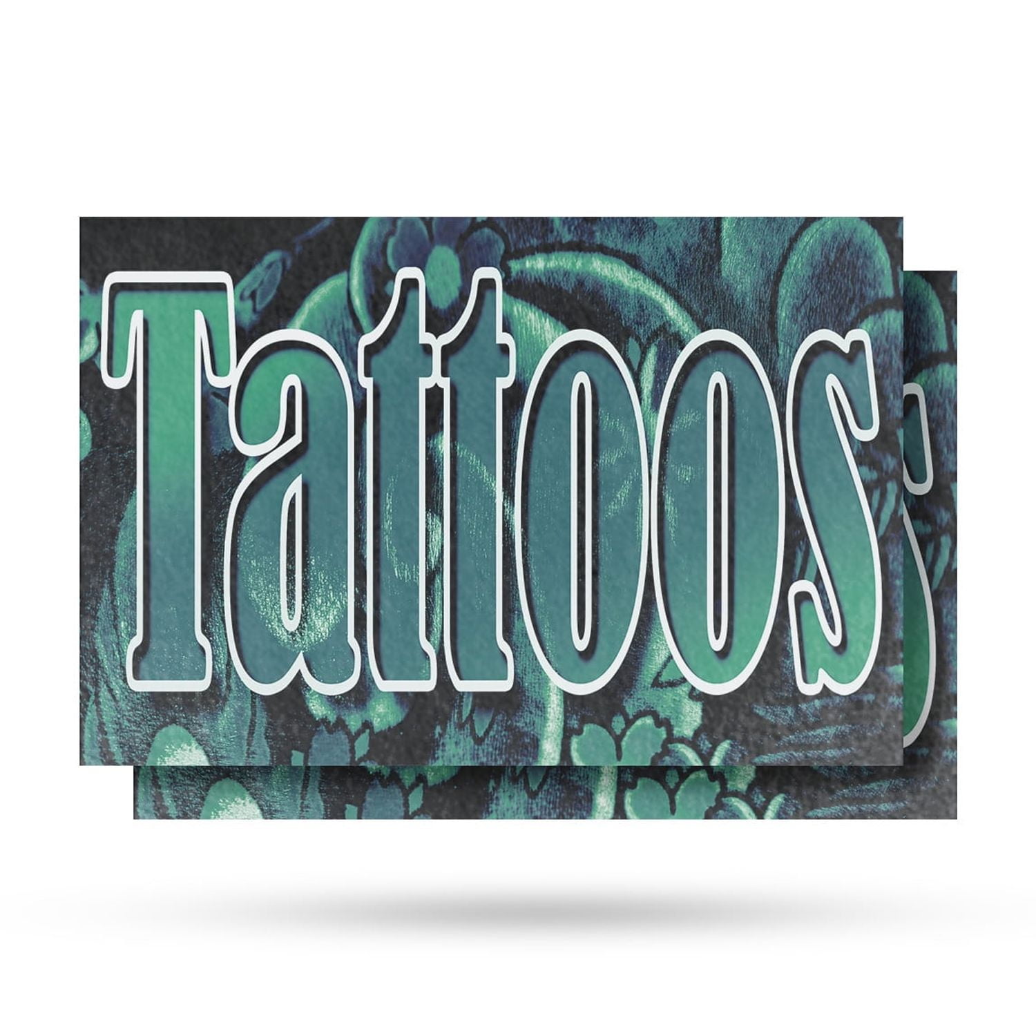 Tattoos Vinyl Decal 2 Pack of 24 Inch x 36 Inch Weatherproof Heavy-Duty ...