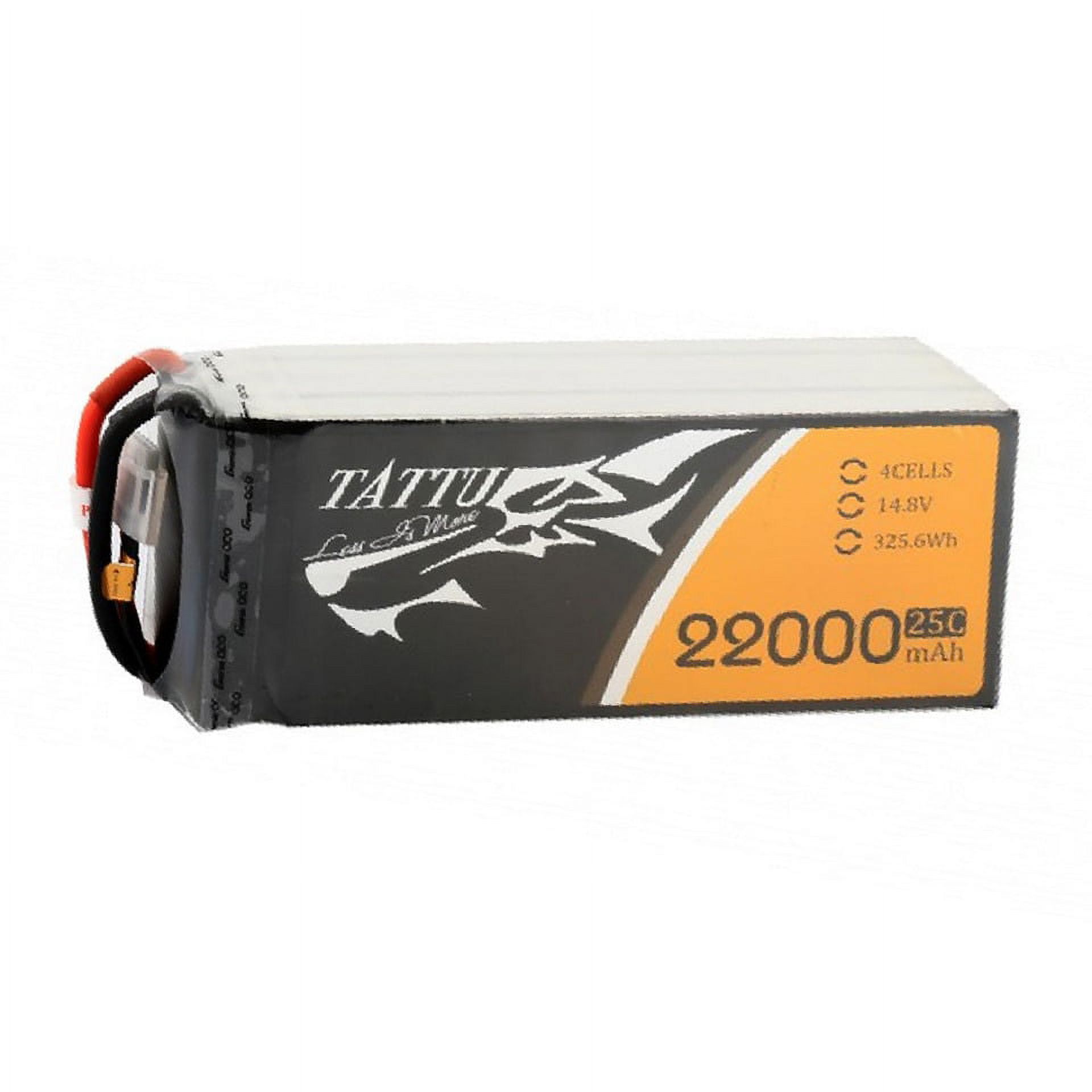 Tattu 22000mAh 14.8V 25C 4S1P Lipo Battery Pack without Plug for UAV ...