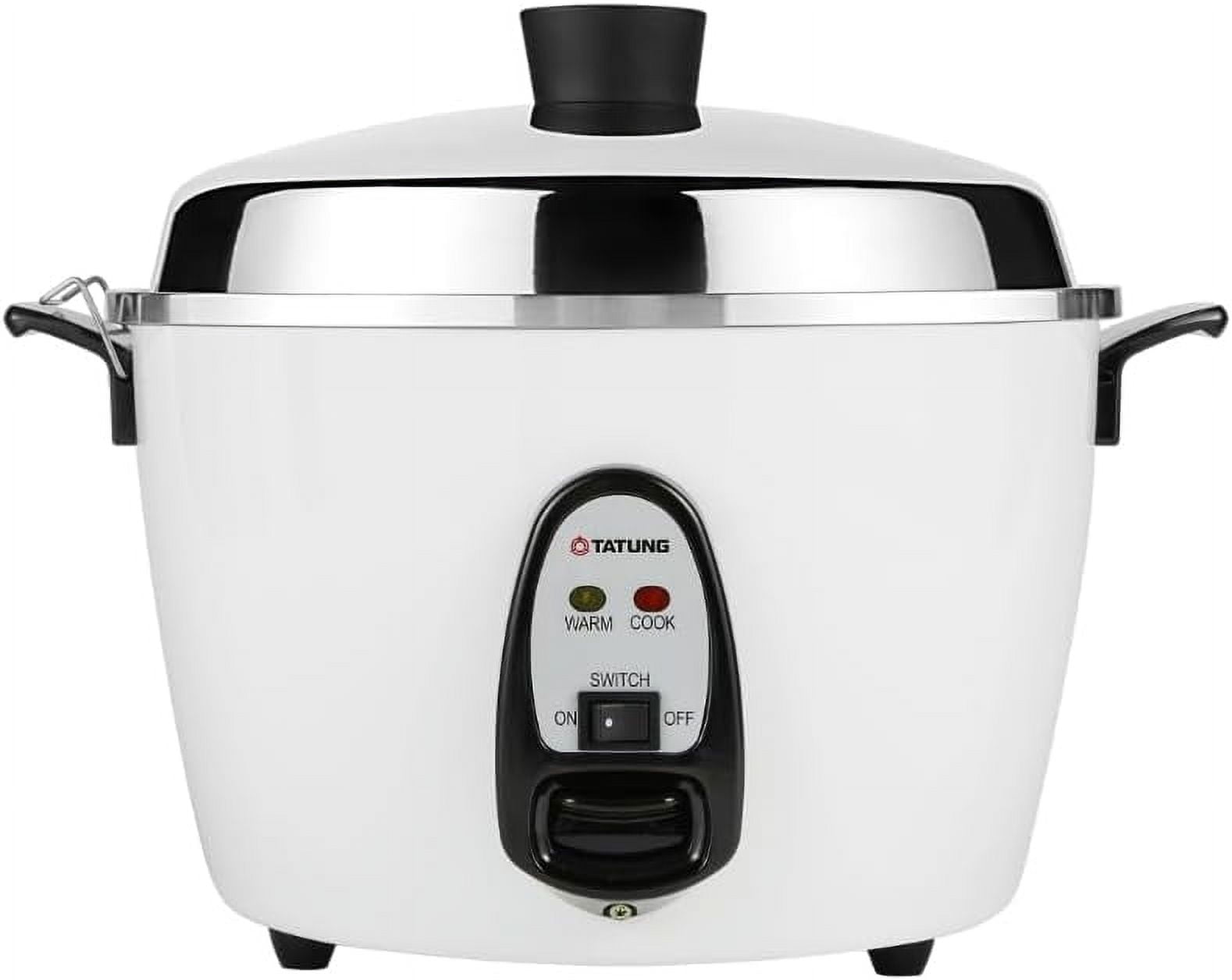 Tatung – TAC-10G (SF) – 10 Cup Rice Cooker – White Aluminum Cook Pot ...