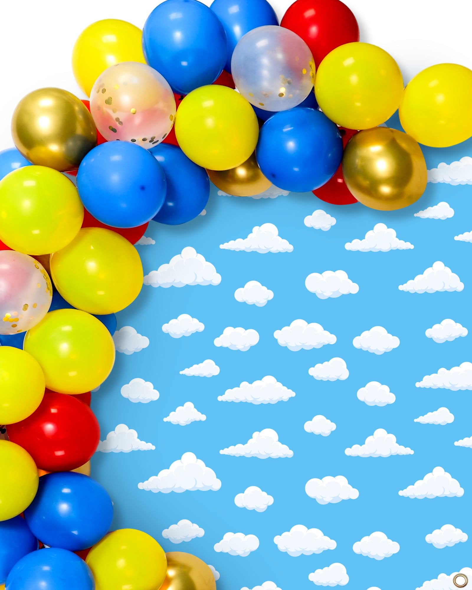 Tatuo 109 Pcs FEV6 Decorations Includes Backdrop 105 Pcs Balloons and ...