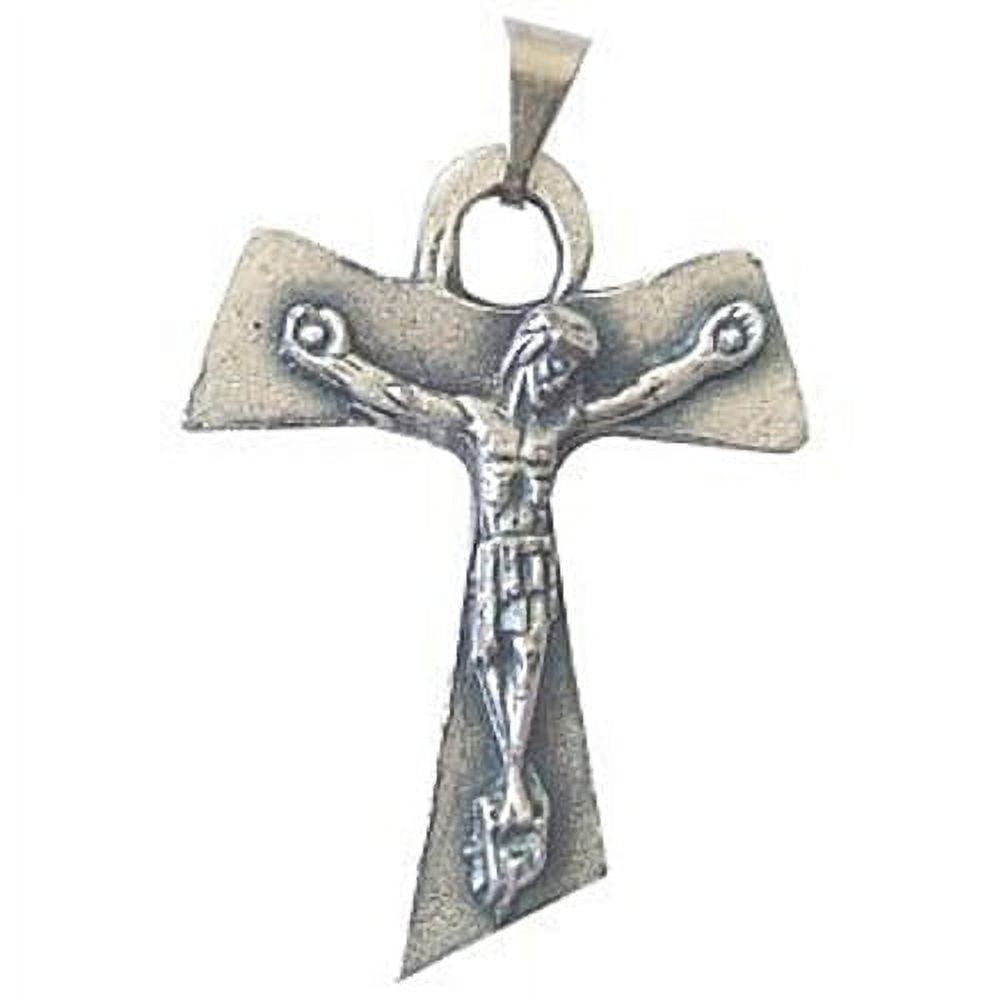 Tau crucifix - Pewter (4cm or 1.57") Rosary/Pendant - Walmart.com