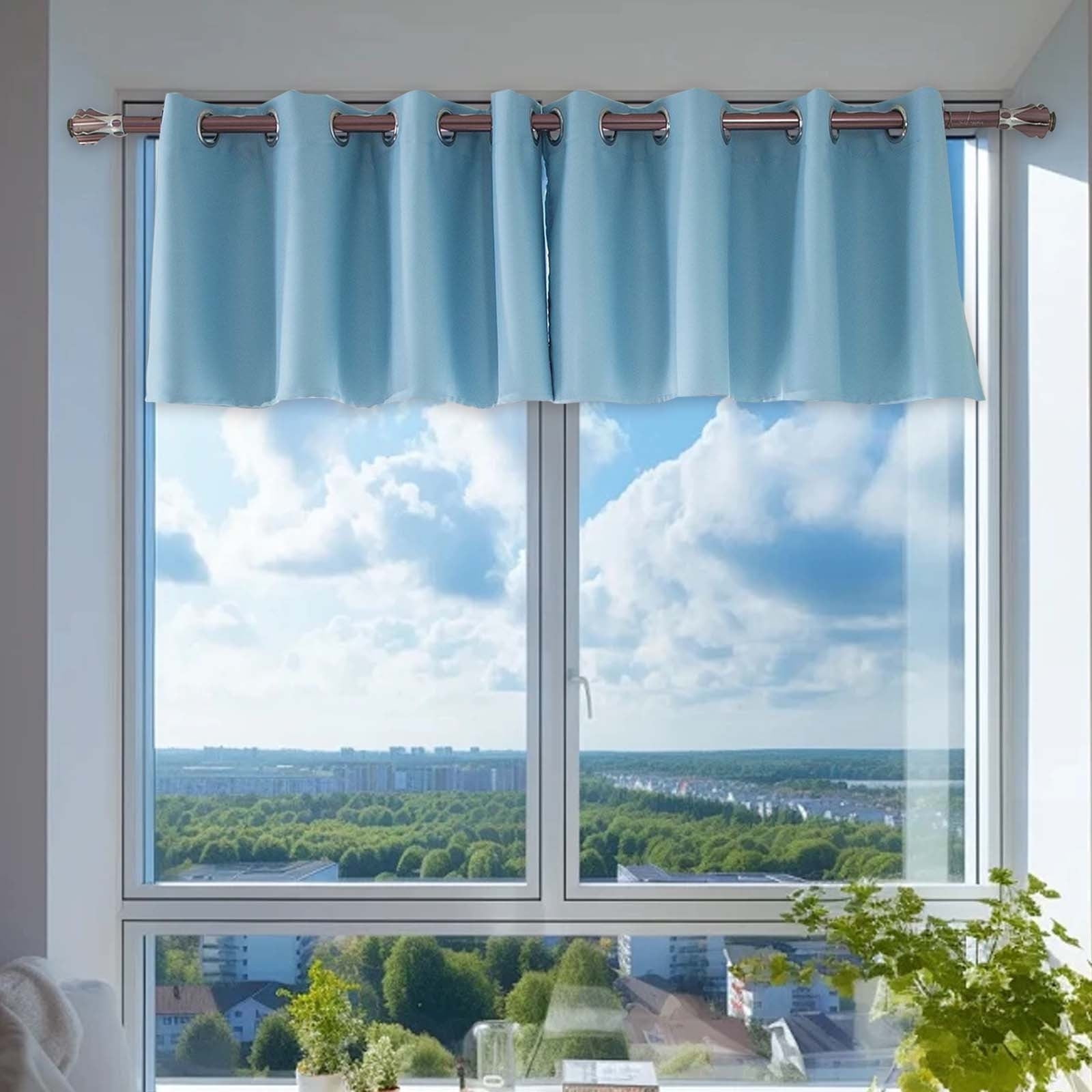 Taupe Blackout Thermal Insulated Window Treatment Grommet Curtain ...