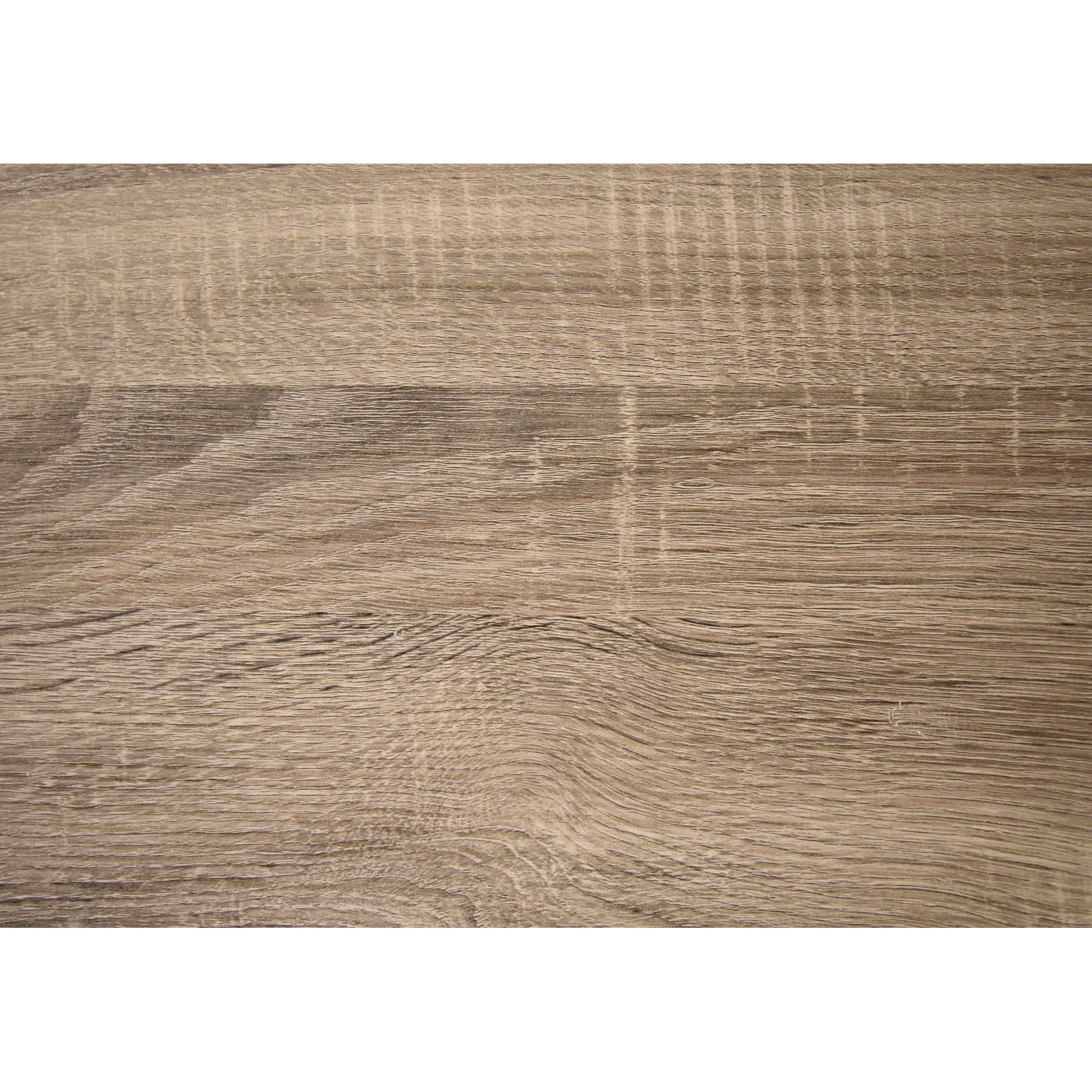 Taupe Laminate Computer Desk With Storage Drawers And Stable Metal ...