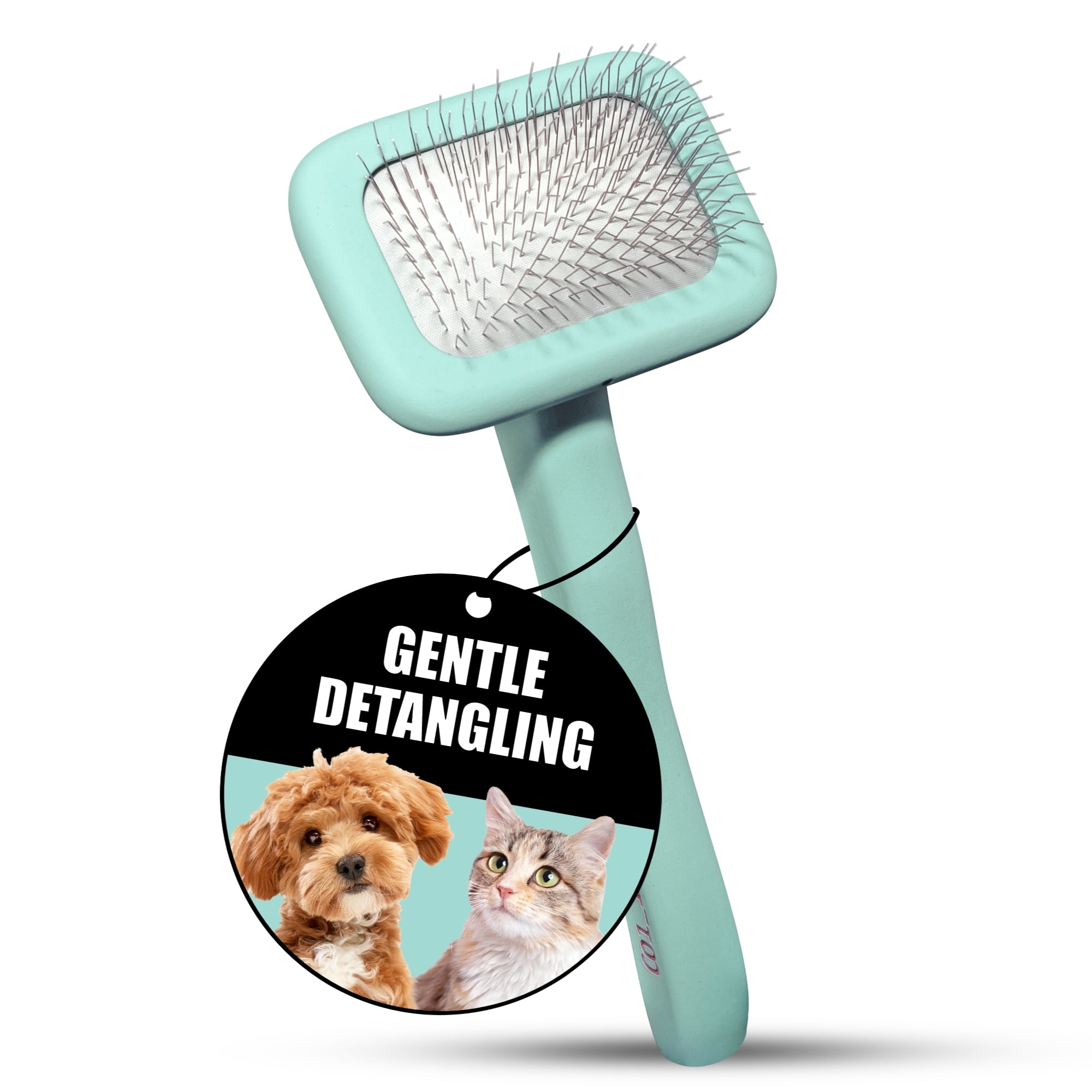 Tauro Pro Line Wooden Deshedding Dog Brush for Long Goldendoodle ...