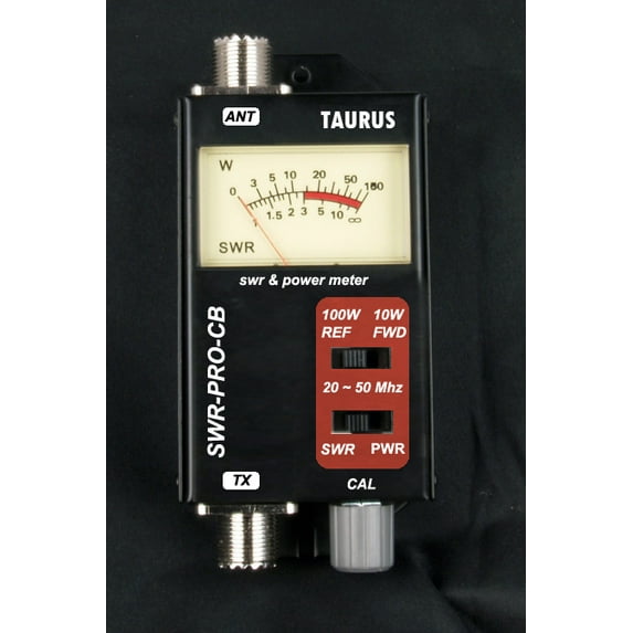 Taurus 27 20-50 Mhz 100 Watts CB/10Meter SWR Power Meter - Walmart.com