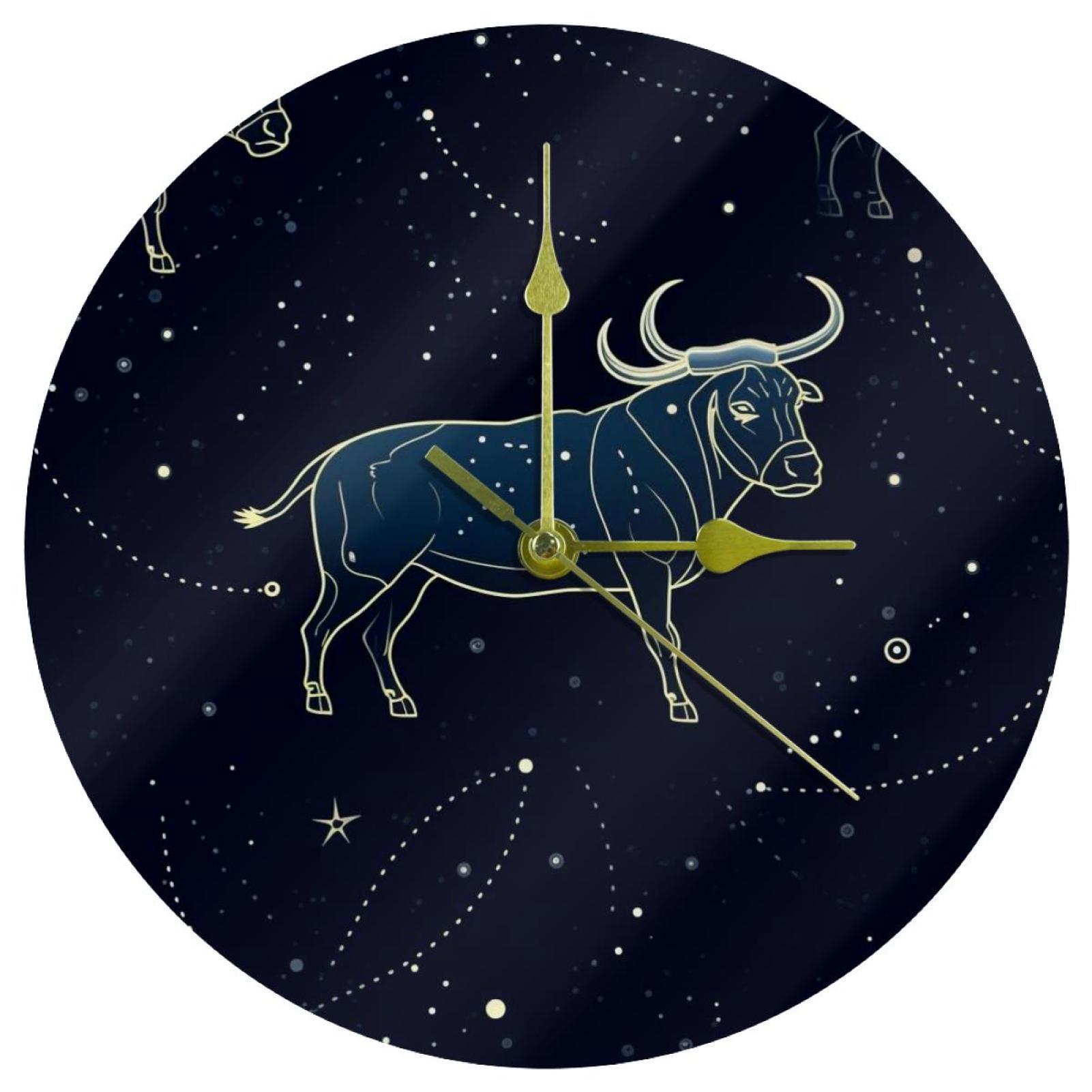 Taurus Circular Acrylic Wall Clock - Elegant and Stylish Timepiece for ...