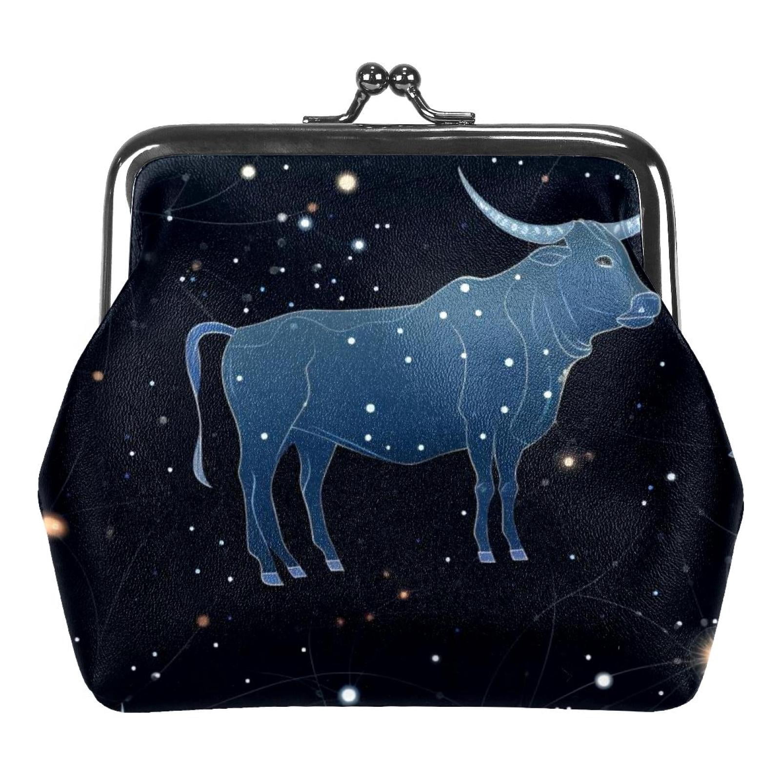 Taurus Coin Purse Kiss Lock Change Purse Vintage Trinkets Pouch ...
