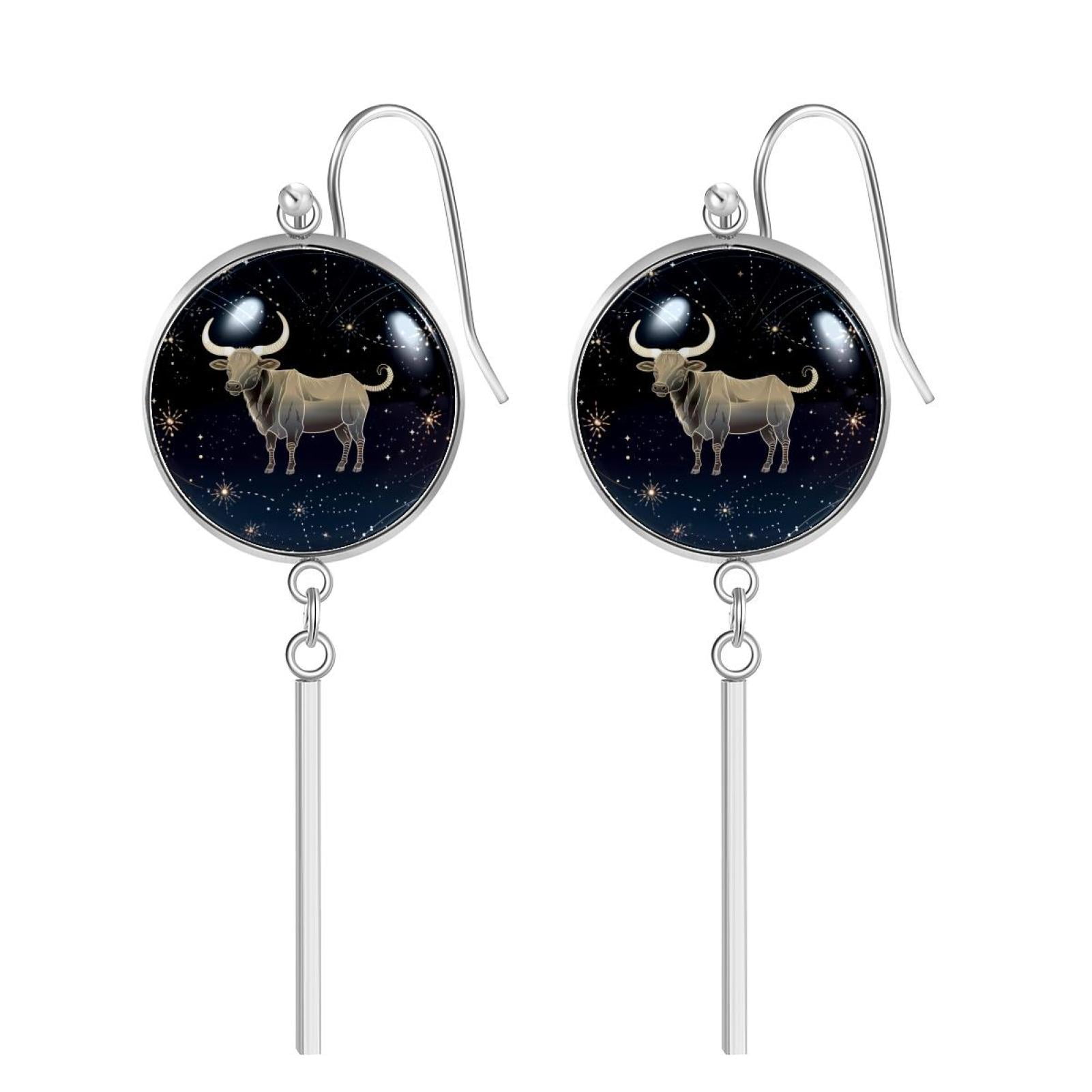 Taurus Constellation Elegant Earring Set and Dangle Earrings ...