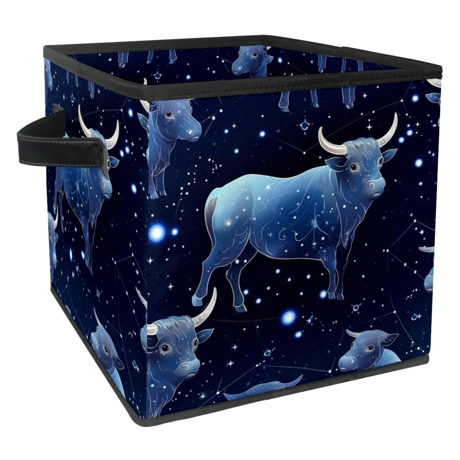 Taurus Constellation Foldable Clothes Storage Bin Cube Organizer with ...
