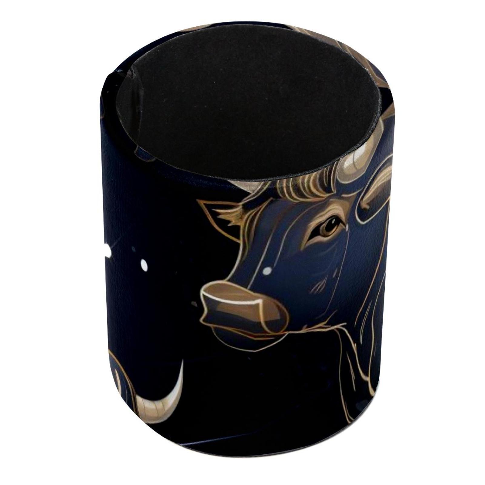 Taurus Constellation PVC Leather Pencil Holder Pen Organizer with ...