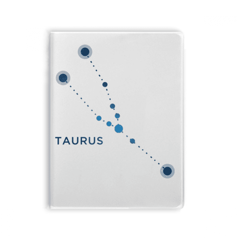 Taurus Constellation Sign Zodiac Notebook Gum Cover Diary Soft Cover ...