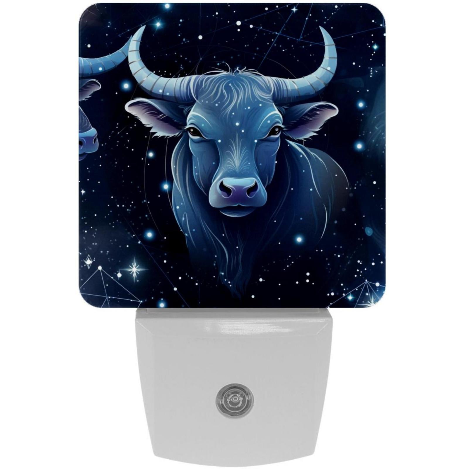 Taurus LED Square Night Lights for Bedroom and Living Room, Decorative ...