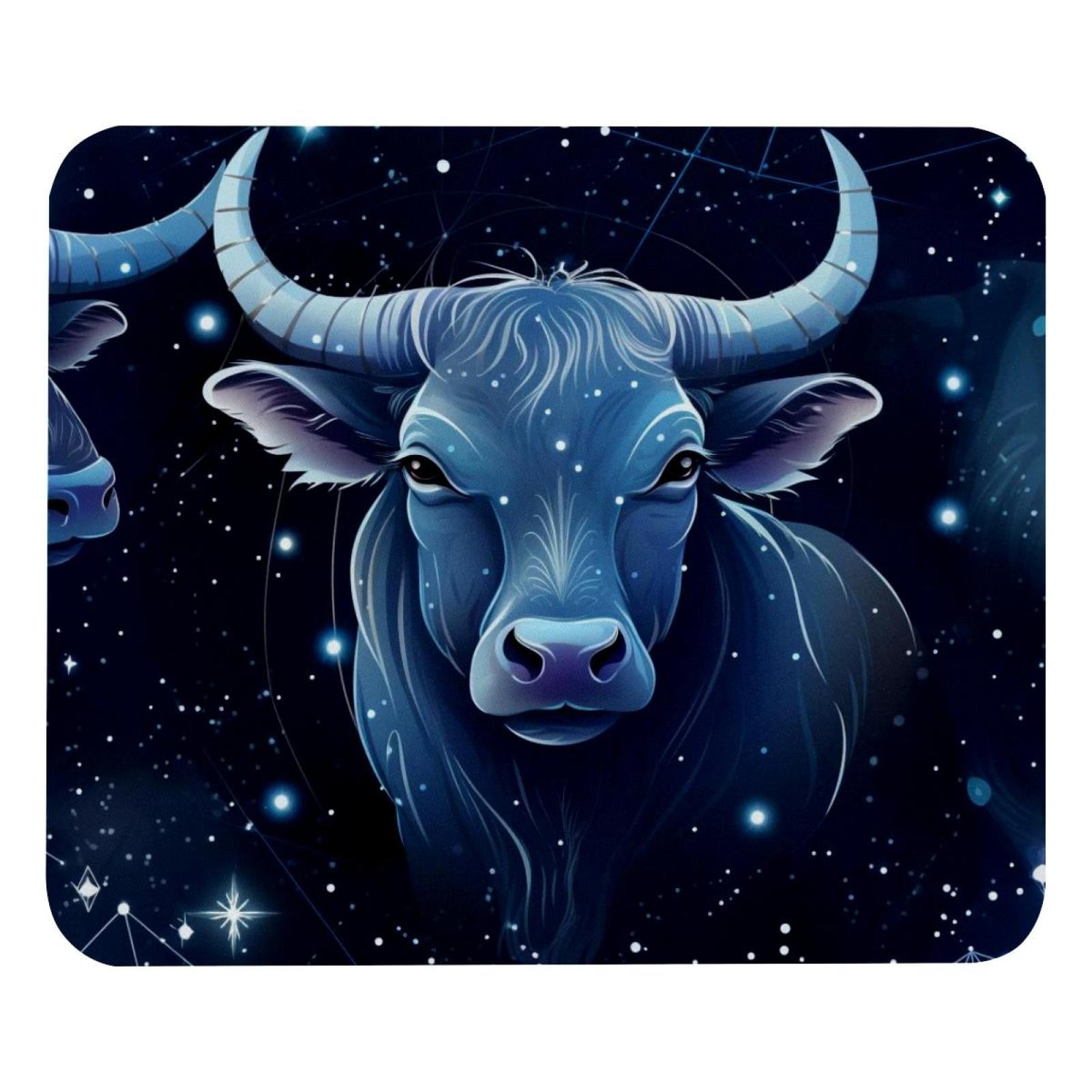 Taurus Mouse Pad, Personality Design Rubber Base for Office Decor for ...