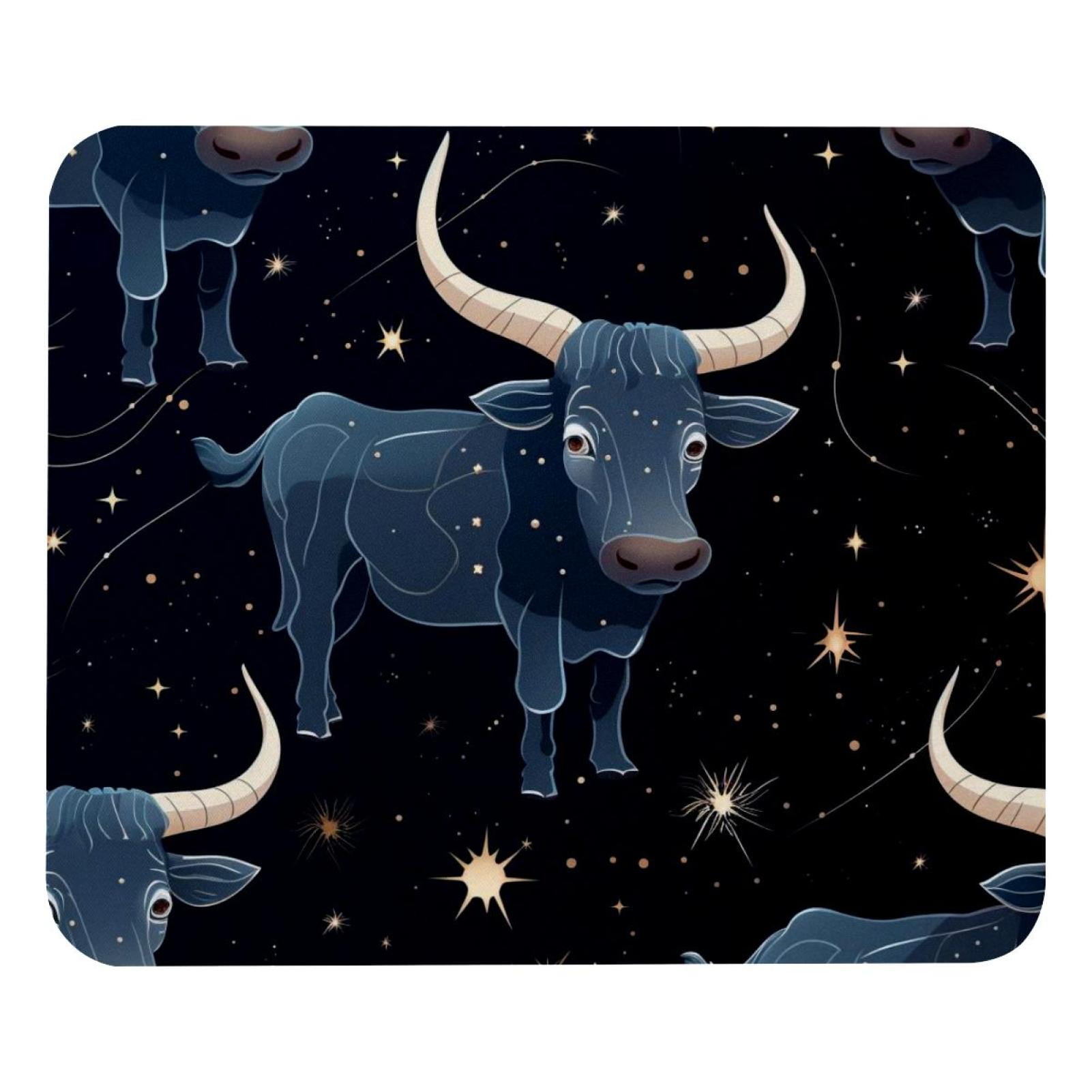 Taurus Mouse Pad, Personality Design Rubber Base for Office Decor for ...