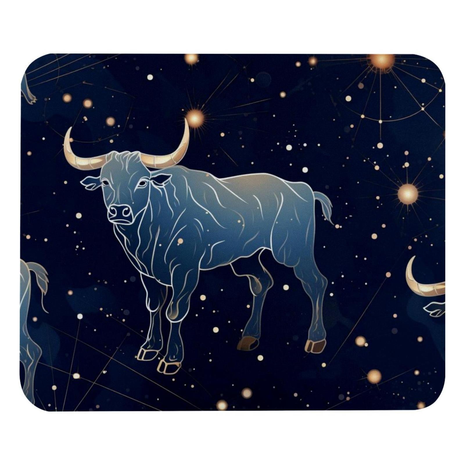 Taurus Mouse Pad, Personality Design Rubber Base for Office Decor for ...