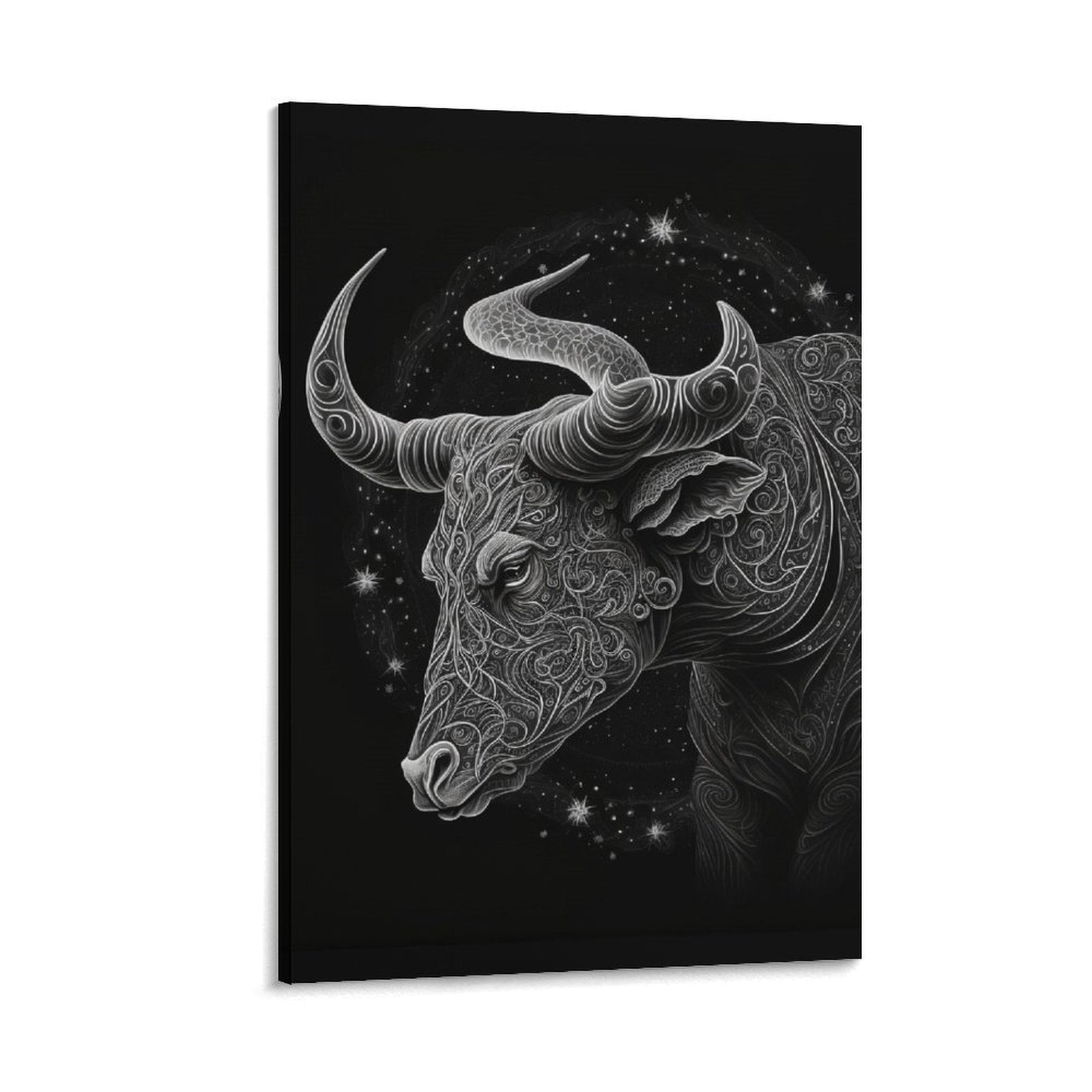 Taurus Zodiac Art Poster Artworks Picture Print Poster Wall Art ...