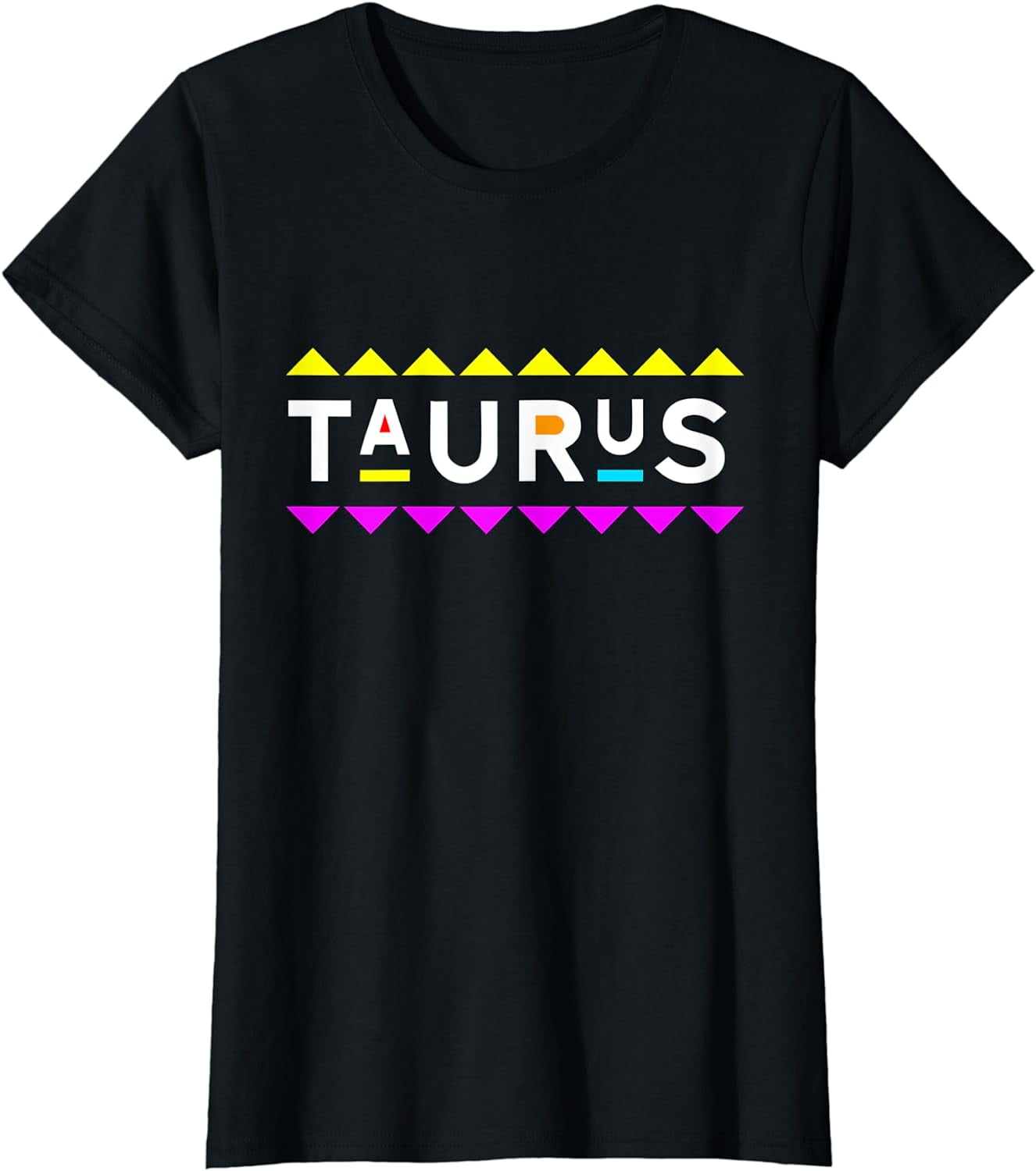 Taurus Zodiac Design 90s Style T-Shirt - Walmart.com