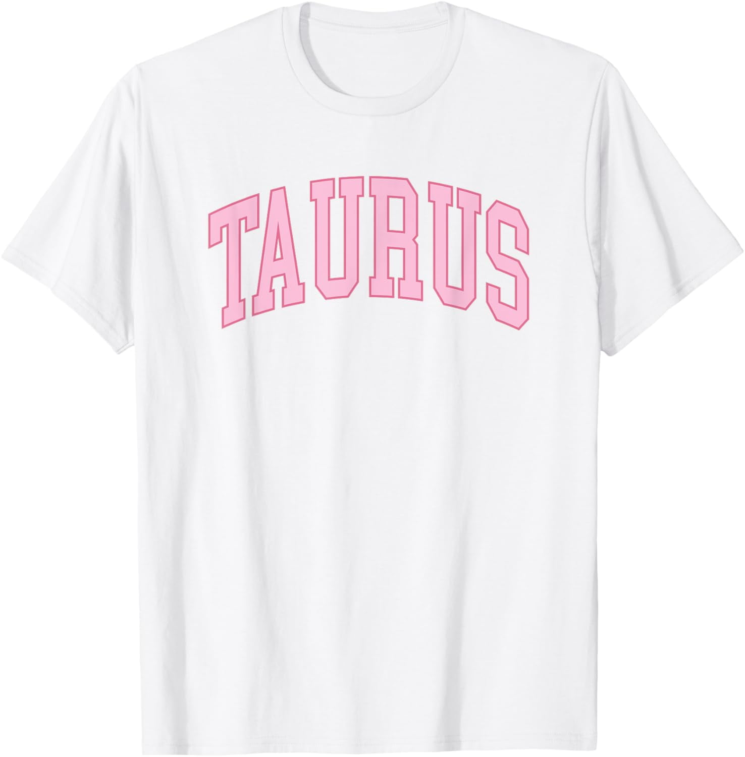 Taurus Zodiac Horoscope Pink Retro Preppy Throwback Womens T-Shirt men ...