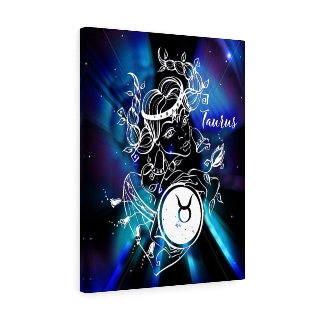 Taurus Zodiac Horoscope Sign Constellation Canvas Print Astrology Home ...