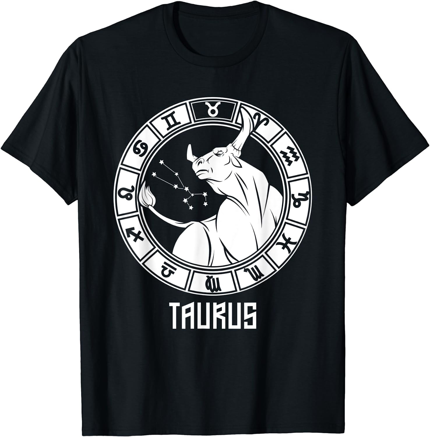 Taurus Zodiac Sign April & May Birthday Star Horoscope T-Shirt - Walmart.com