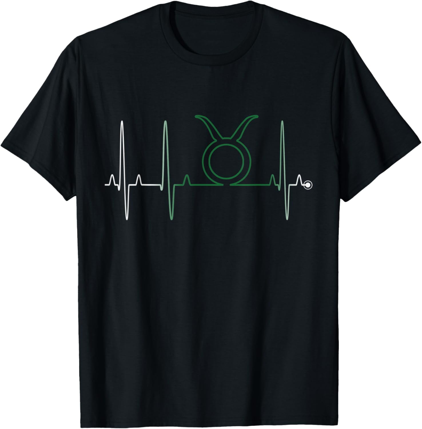 Taurus Zodiac Sign Astrology Heartbeat April May Birthday T-Shirt ...
