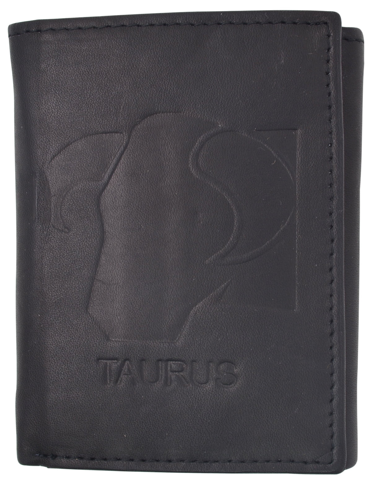 Taurus Zodiac Sign Bifold Trifold Genuine Leather Men's Wallets ...