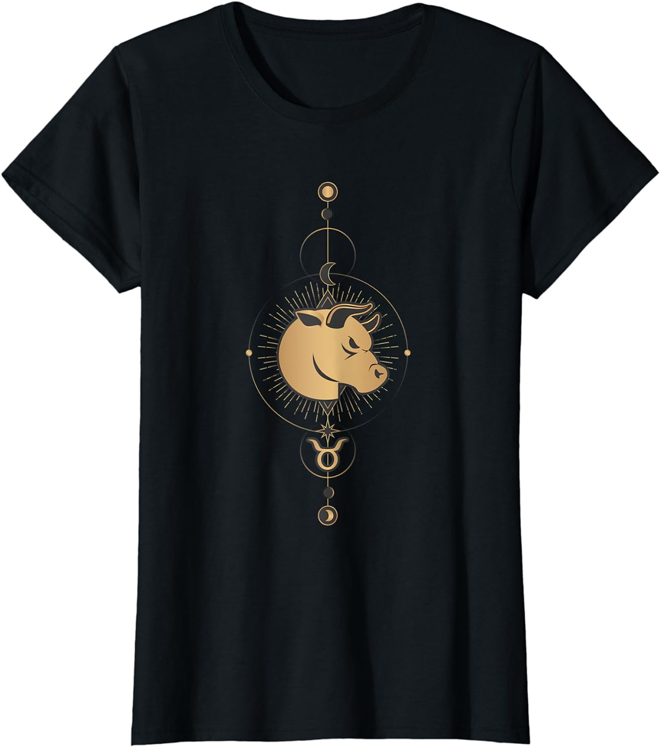 Taurus Zodiac Sign Symbol Cosmic Cool Astrology Lover Gifts T-Shirt ...