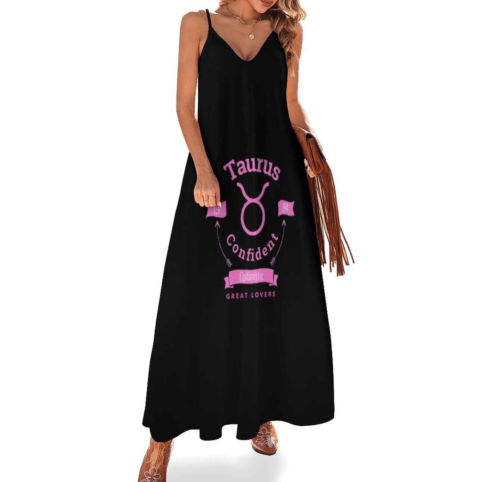 Taurus Zodiac Sign - Taurus tellation and Traits Sleeveless Dress ...