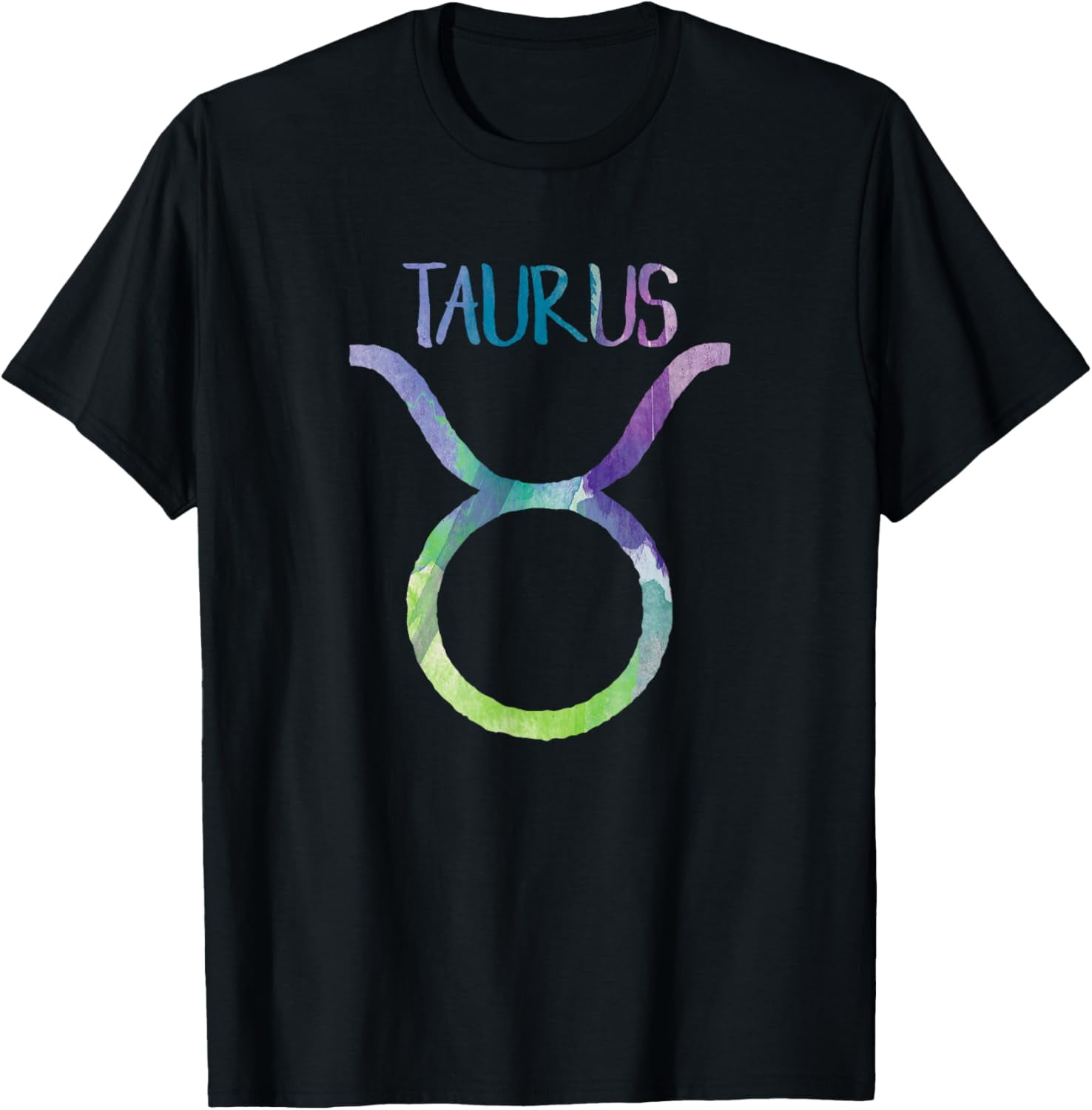Taurus Zodiac Symbol Astrology Bull Earth Sign T-Shirt Casual Short ...