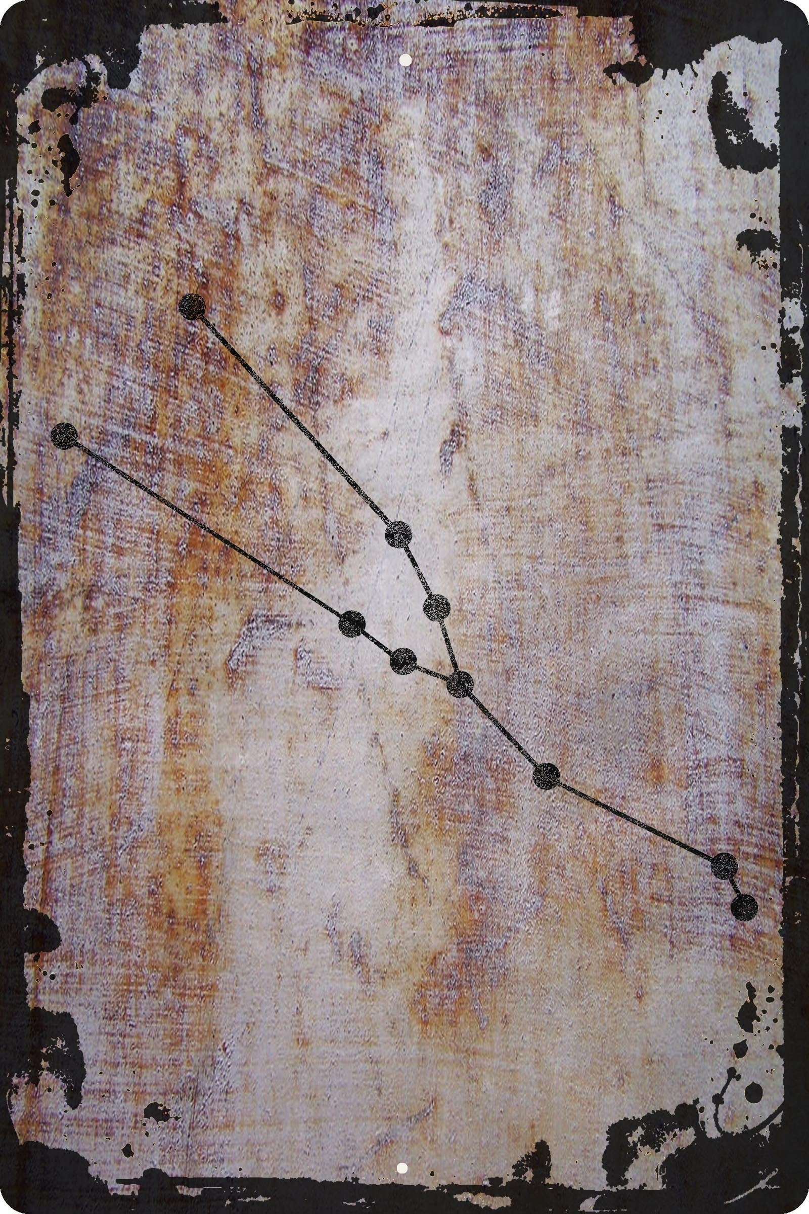 Taurus the bull star map April 20-May 20 zodiac sign astrology Beige ...