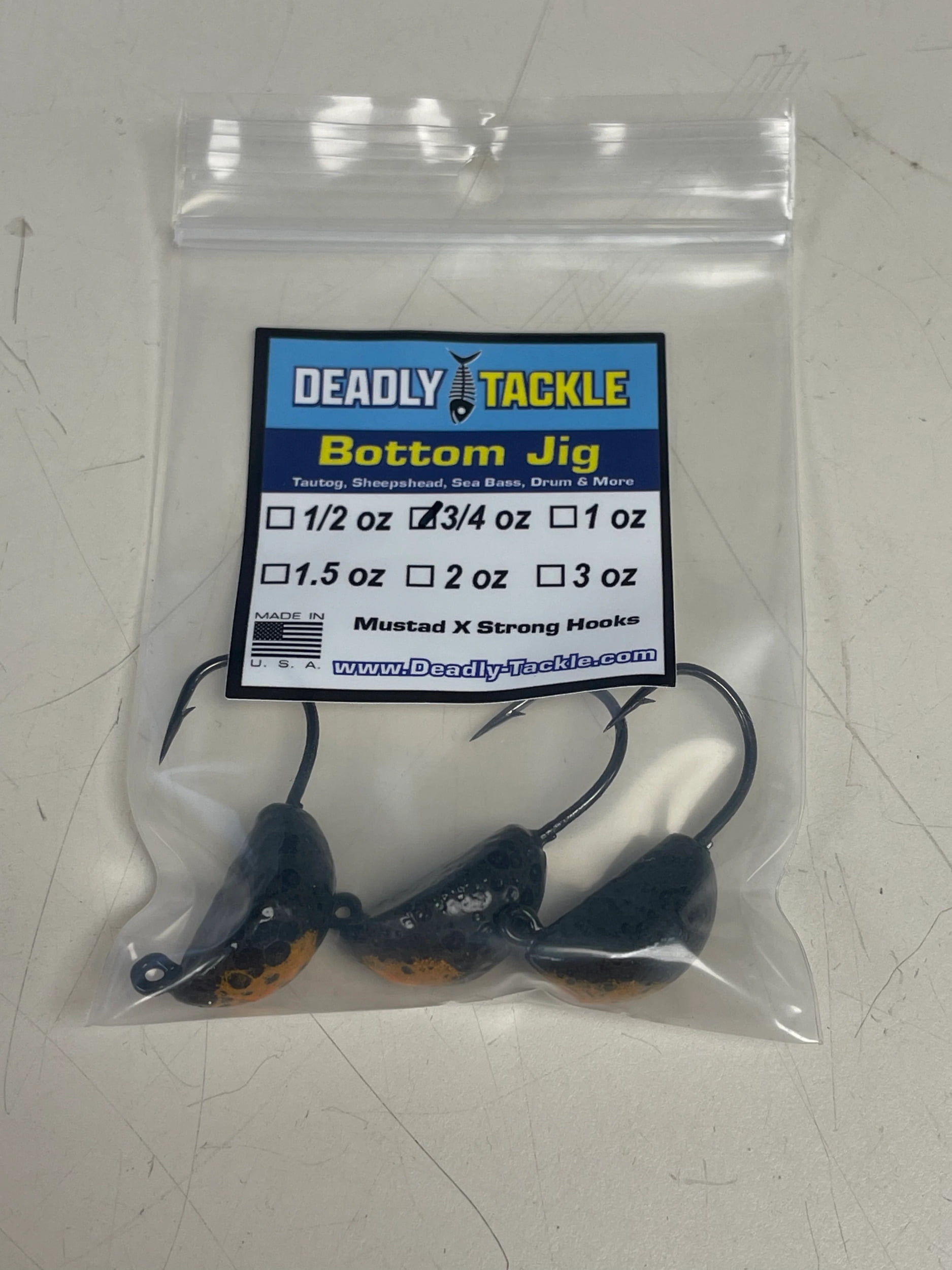 Tautog / Blackfish Bottom Jig - Green - 3pk - Walmart.com