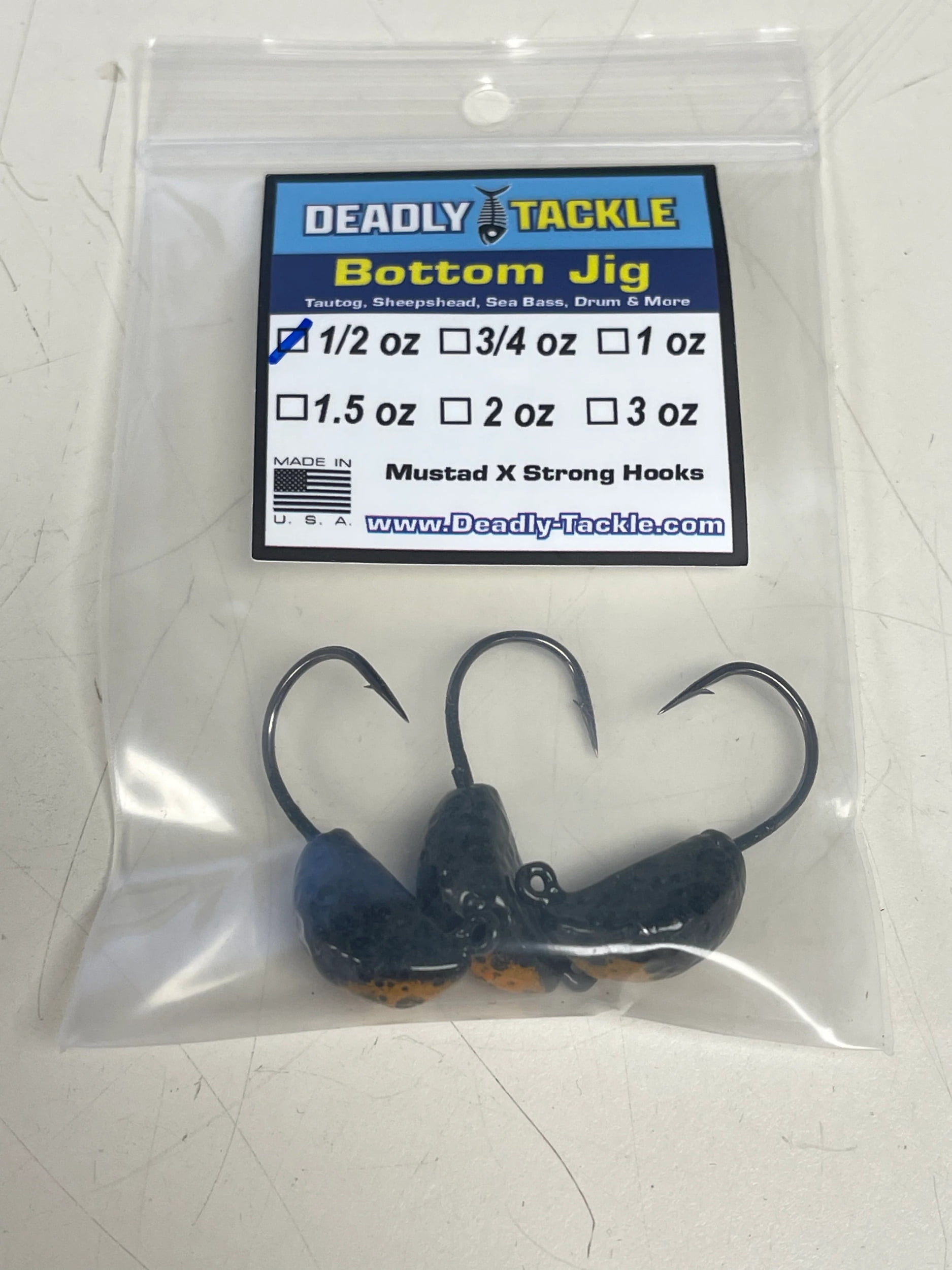 Tautog / Blackfish Bottom Jig - Green - 3pk - Walmart.com