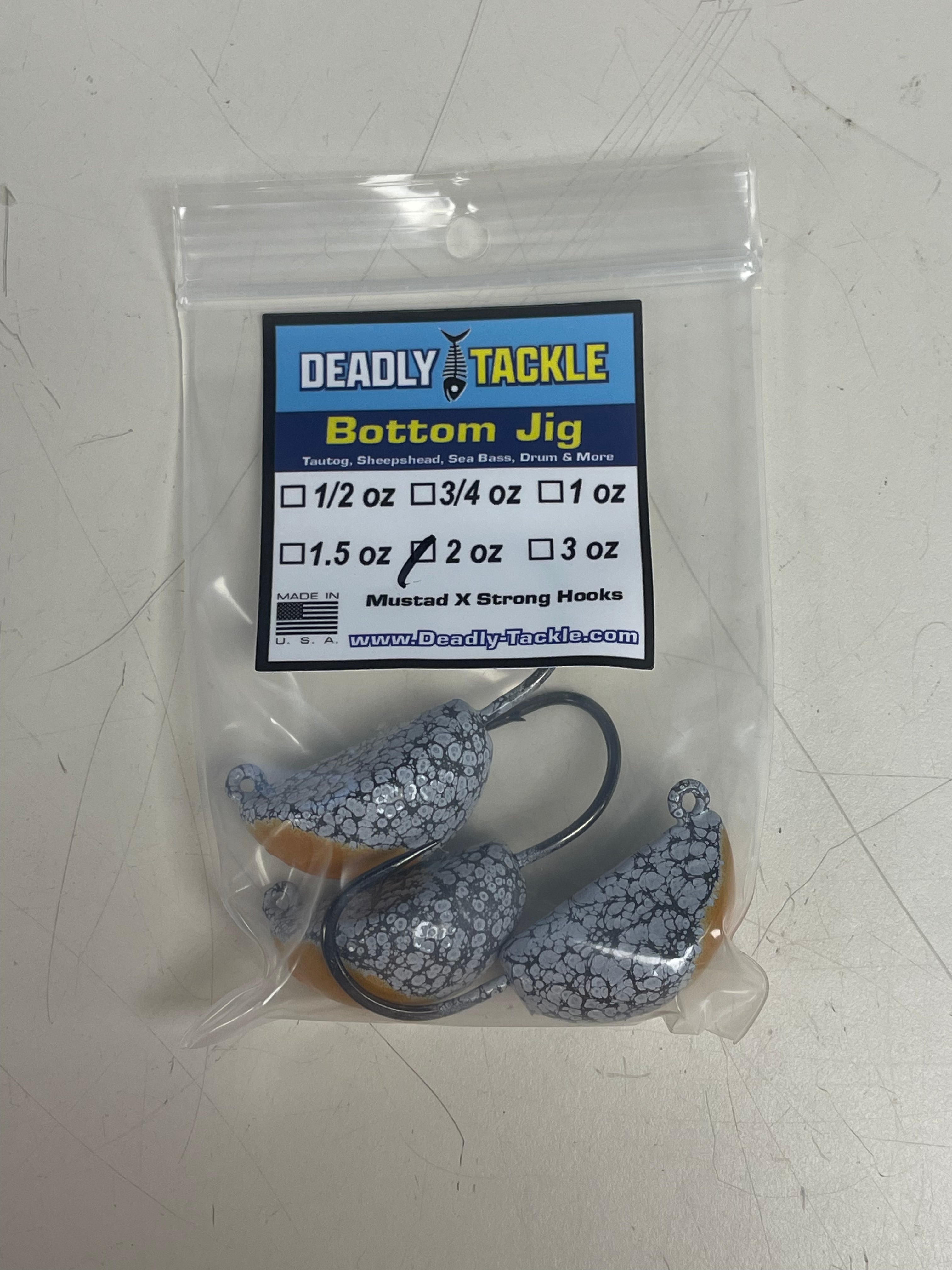 Tautog / Blackfish Bottom Jig - White - 3pk - Walmart.com