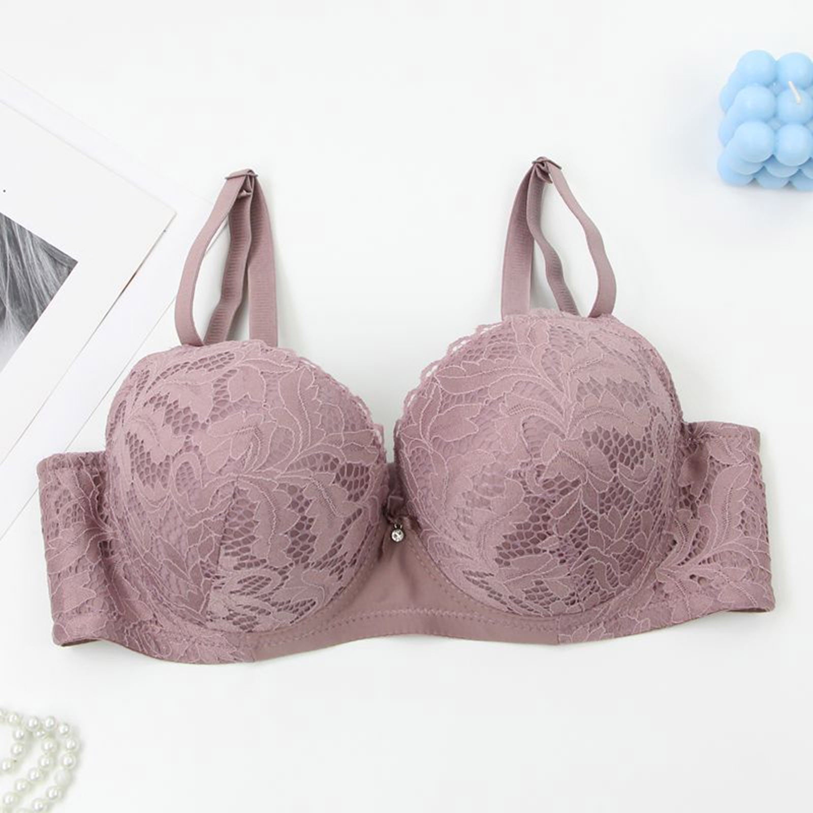 Tauxra Bras for Women, Lace Lightweight Lift Support Underwear for ...