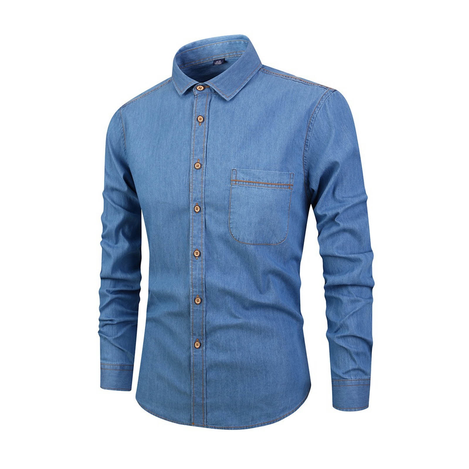 Tauxra Jackets for Men,Denim Jacket Men,Men's Denim Jacket, Solid Color ...