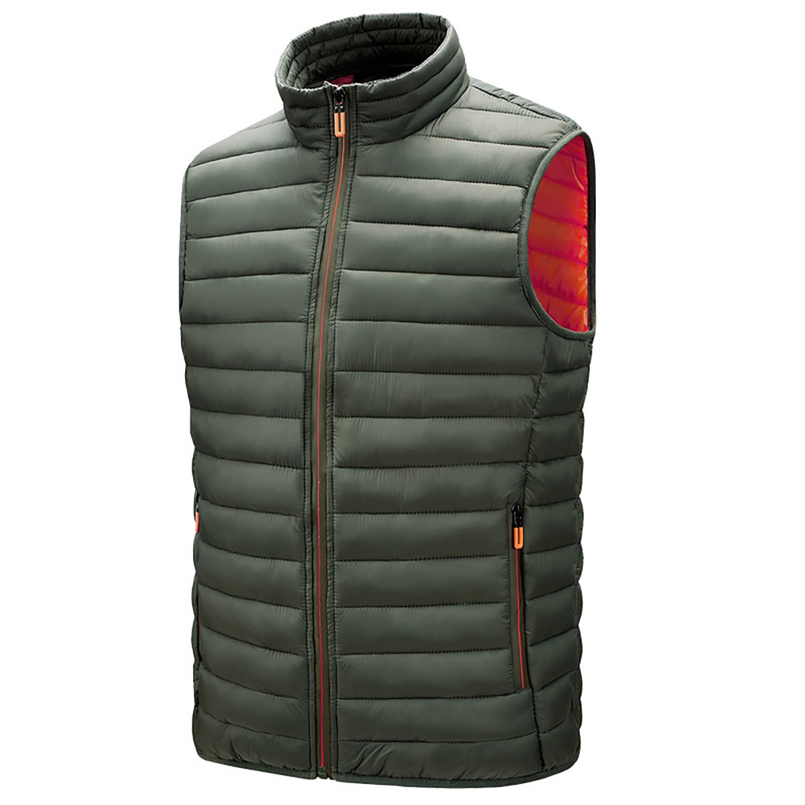Tauxra Jackets for Men,Mens Jackets Fall,Men's Sleeveless Padded Vest ...