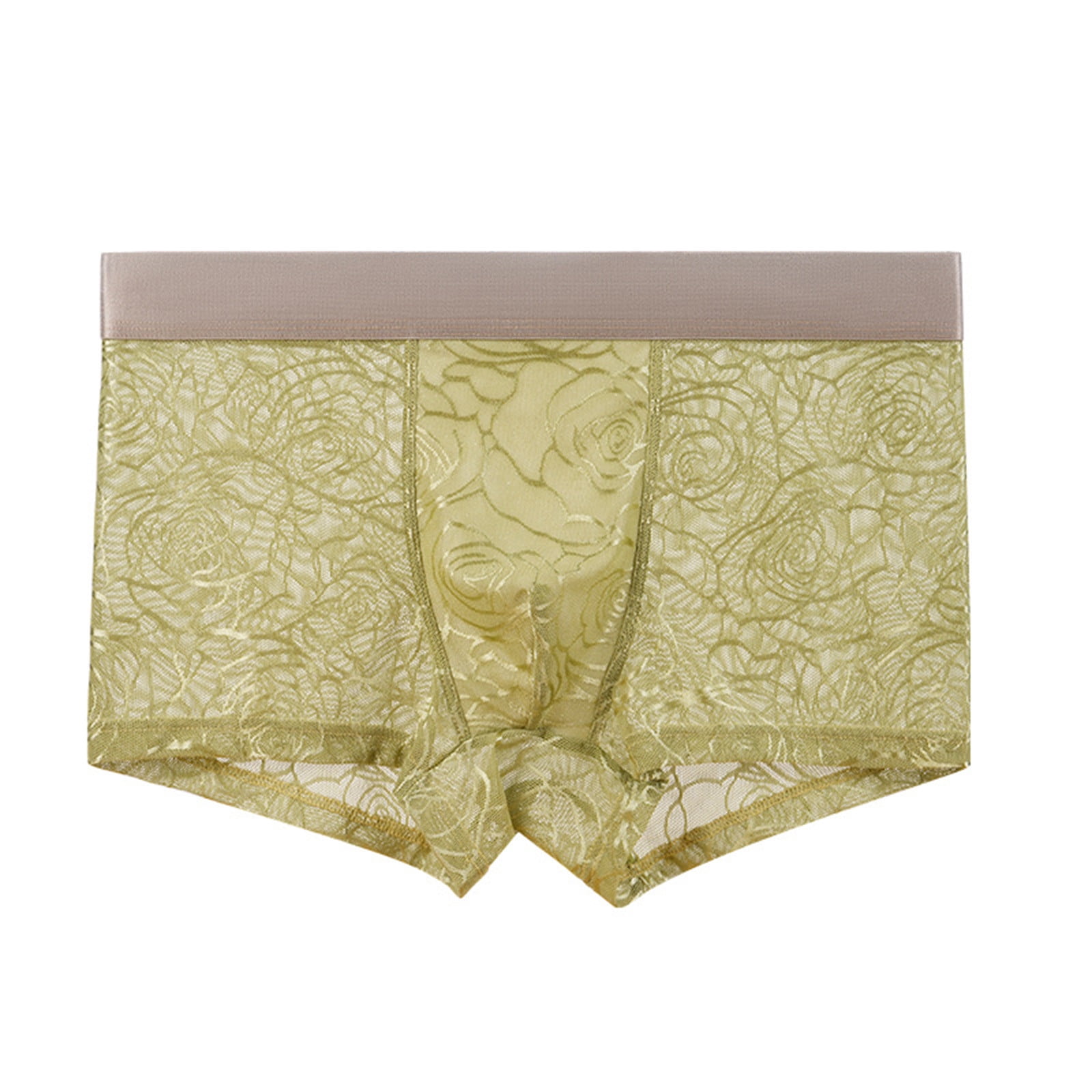 Tauxra Underwear for Men,Men's Underwear Solid Color Fashion Waist ...