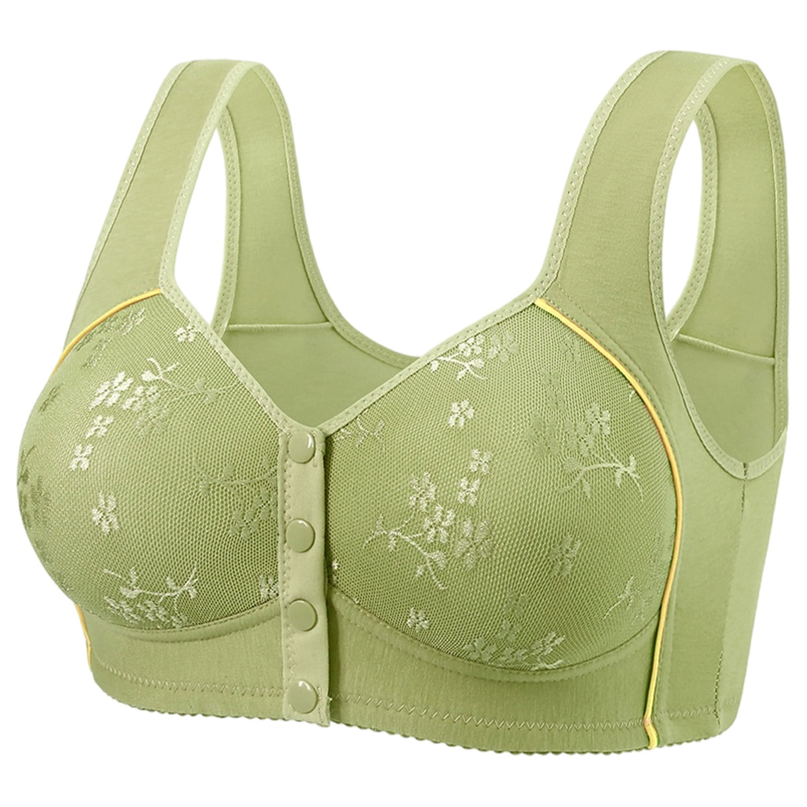 Tauxra Women Bra,Casual Wireless Soft Front Closure Thin Cup with Plus ...