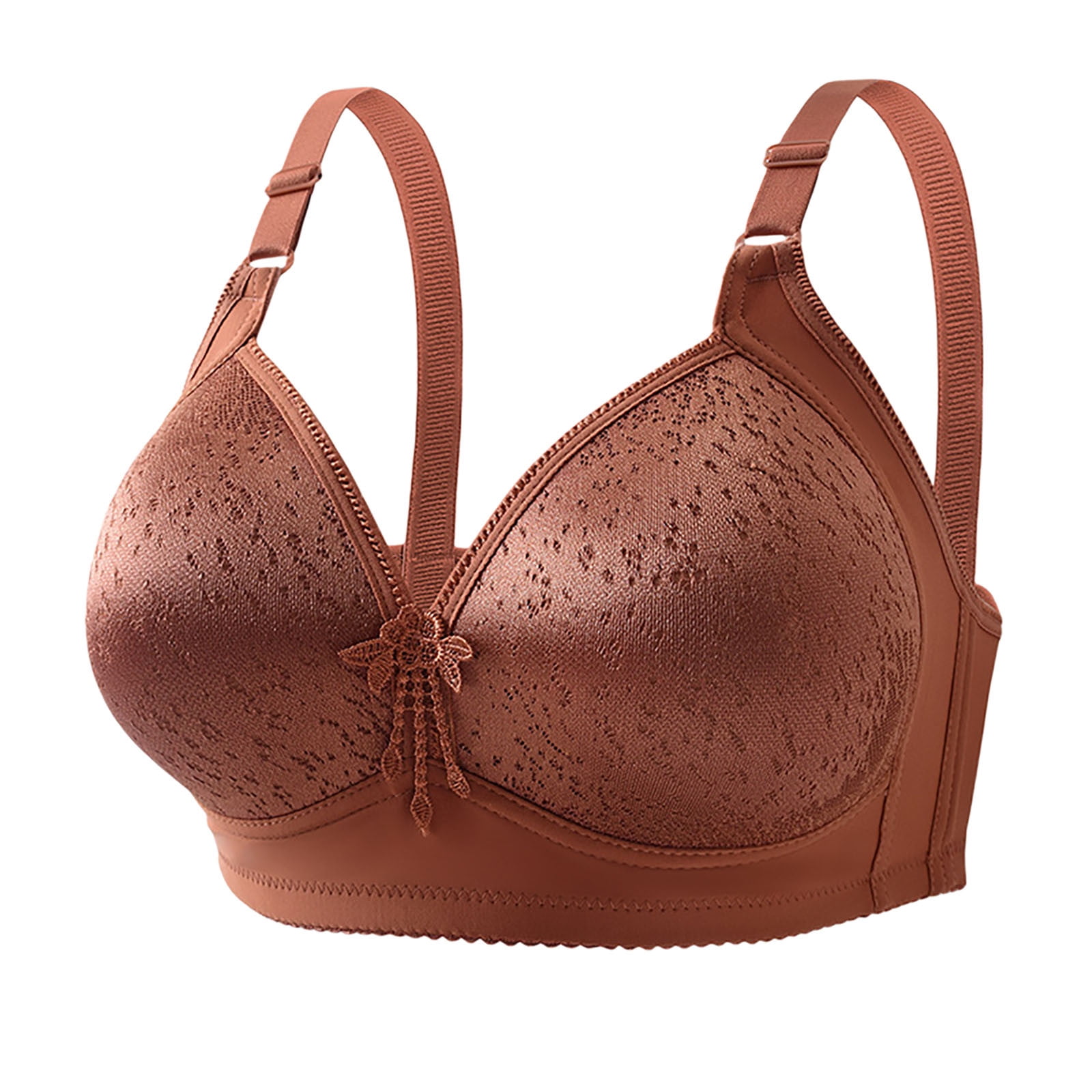 Tauxra Women Bra,Casual Wireless Soft with 3 Closure Flexible Stretch ...